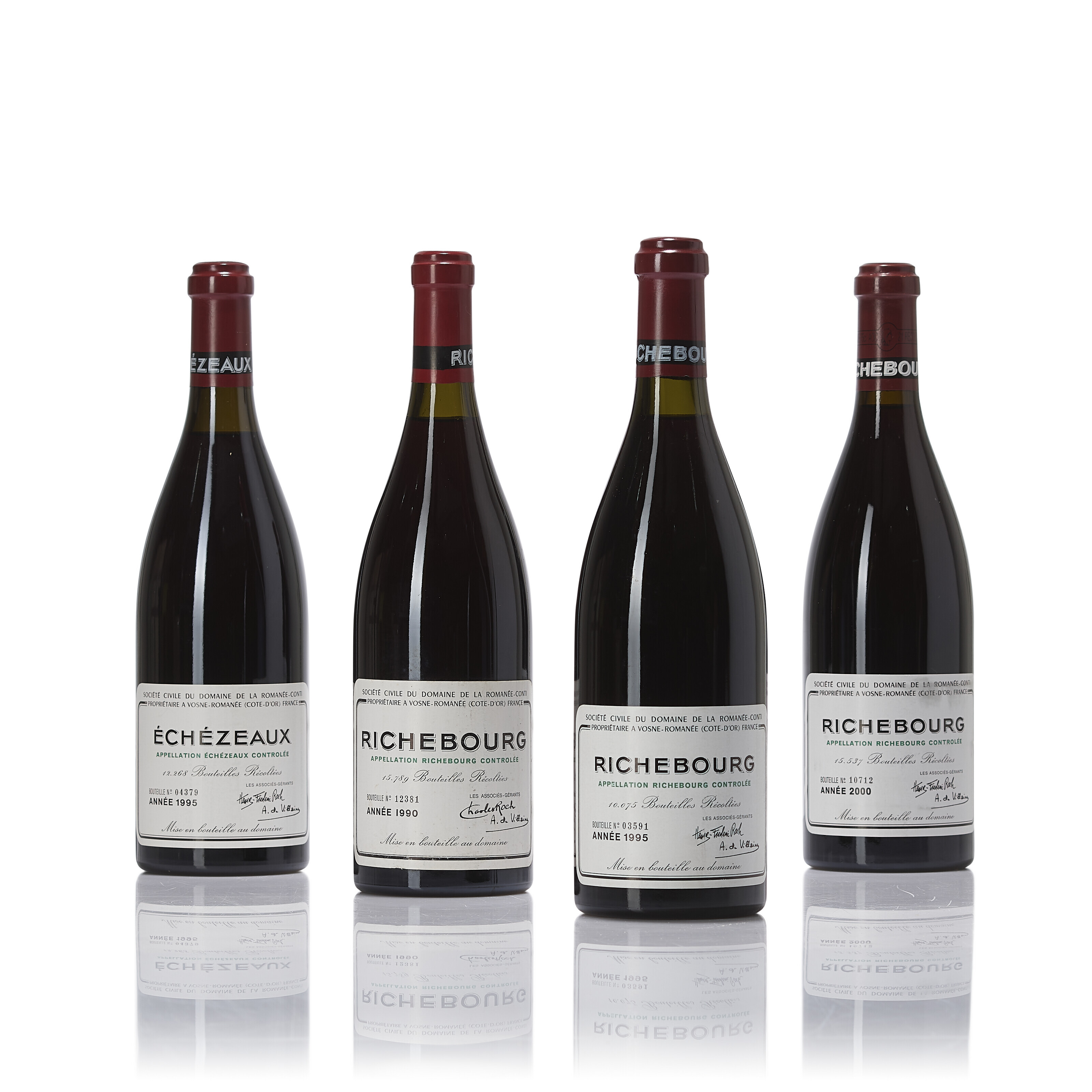 Domaine de la Romanée-Conti, Richebourg 2000, Bin-soiled labels. Swiss ...