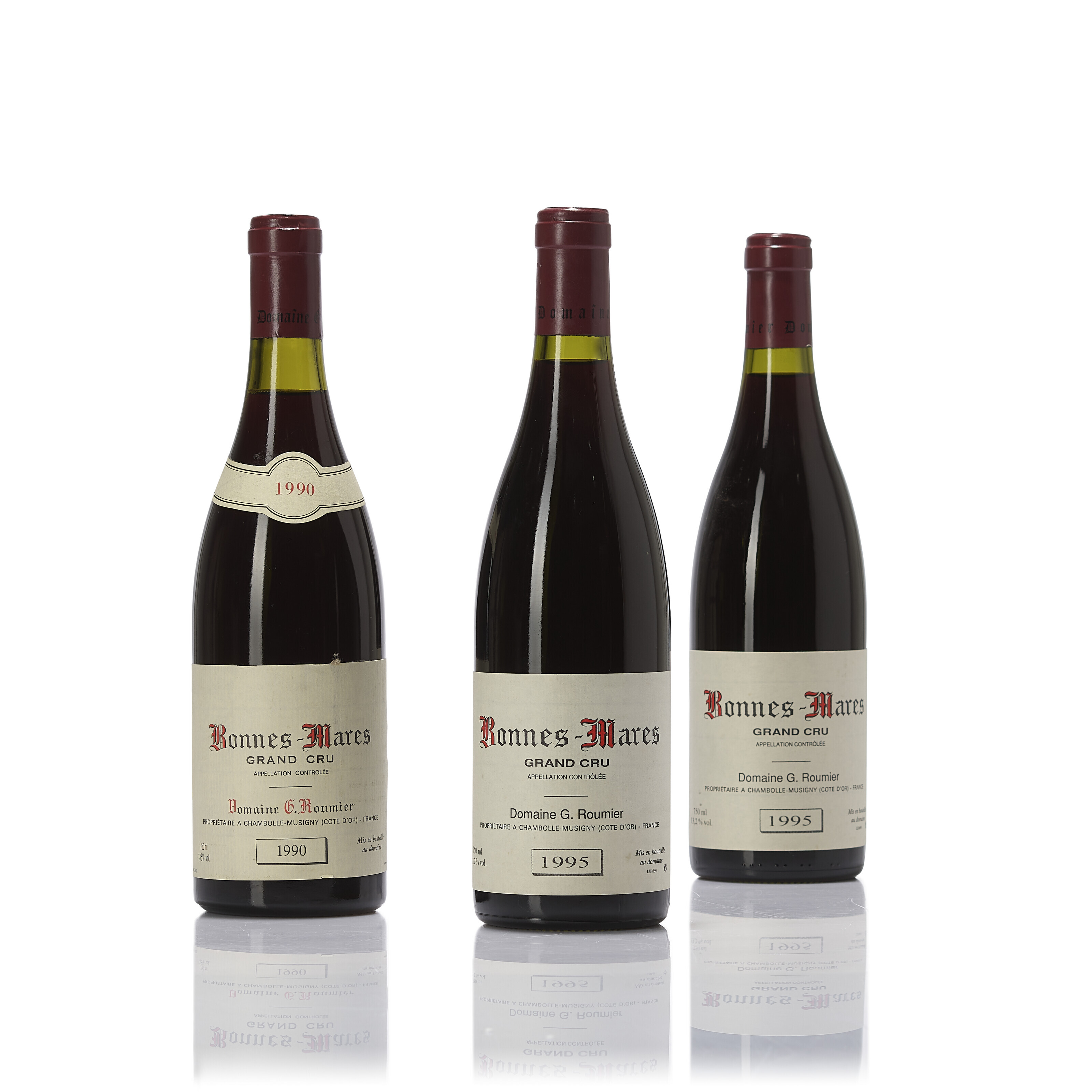 Domaine G. Roumier, Bonnes-Mares 1990, Slightly damaged label. Level ...