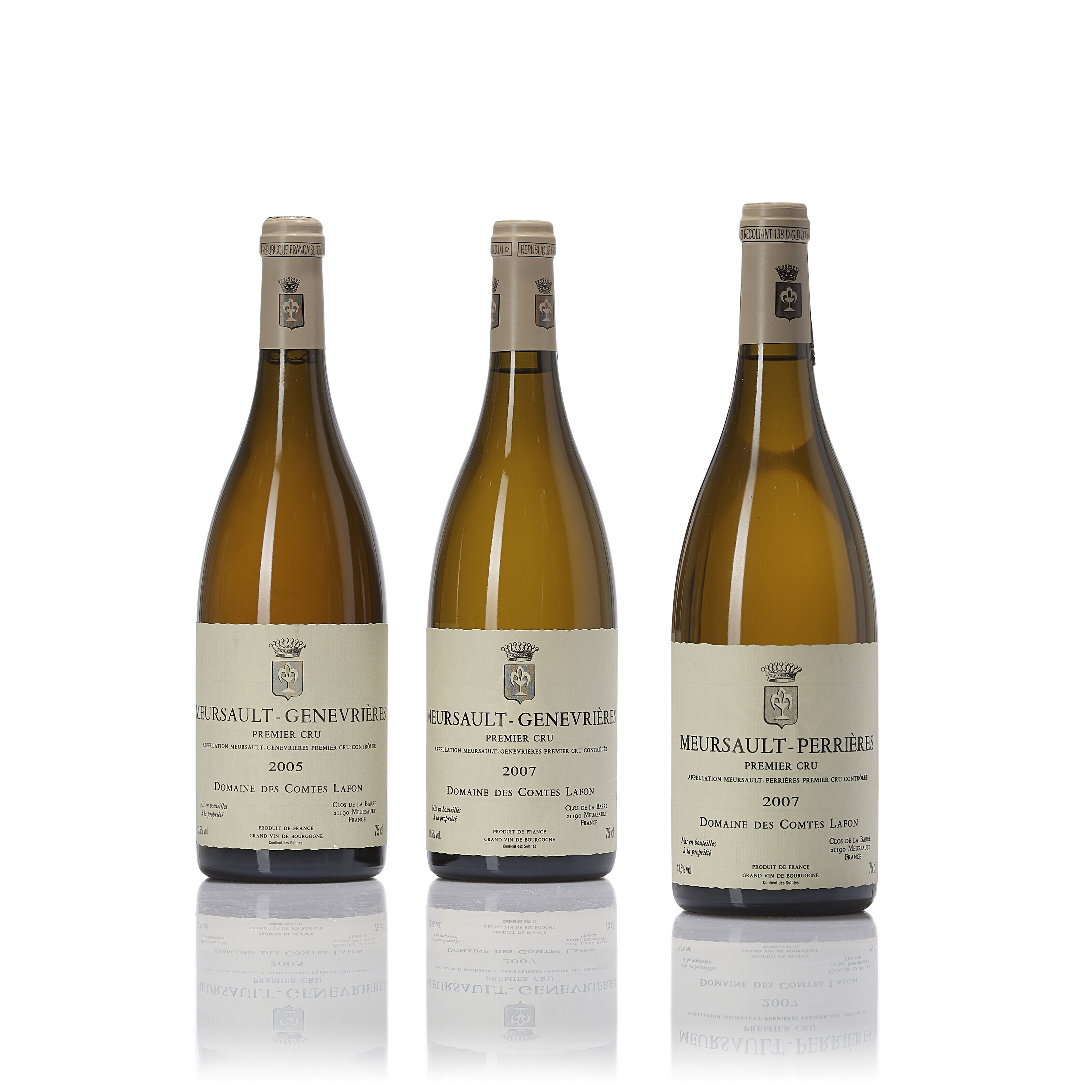 Domaine des Comtes Lafon, Meursault Genevrières 2007, One lightly bin ...