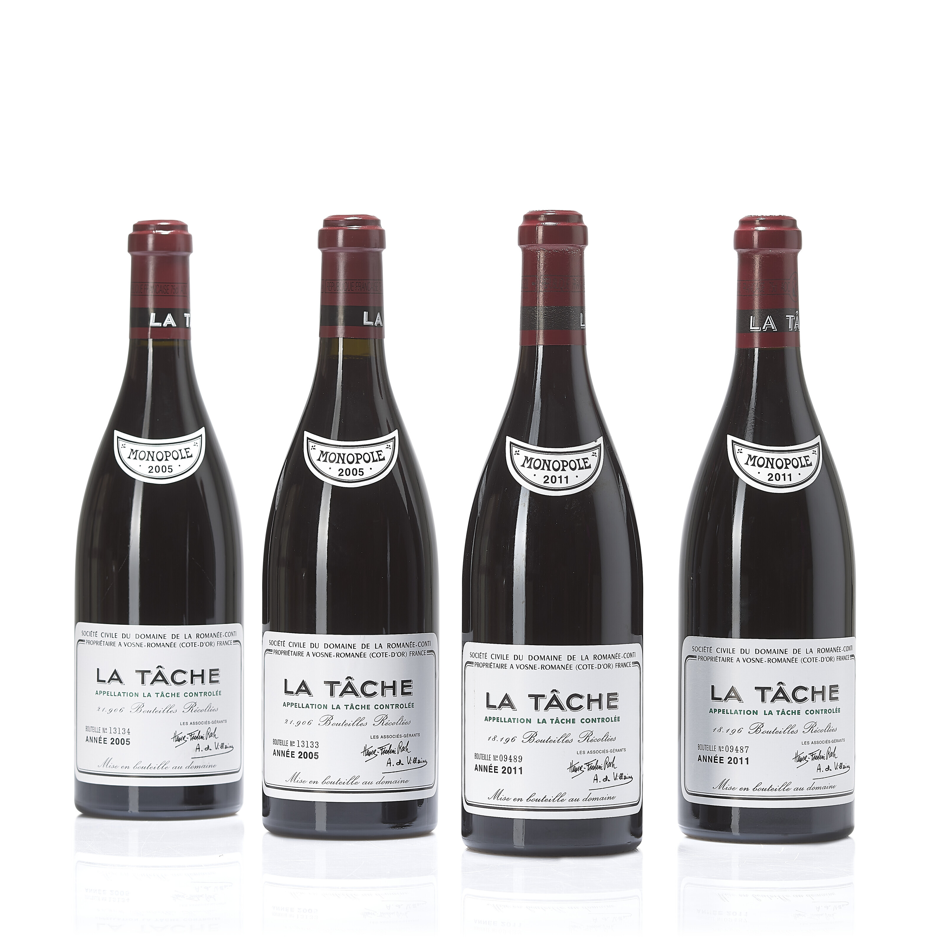 Domaine de la Romanée-Conti, La Tâche 2005, One slightly creased label ...