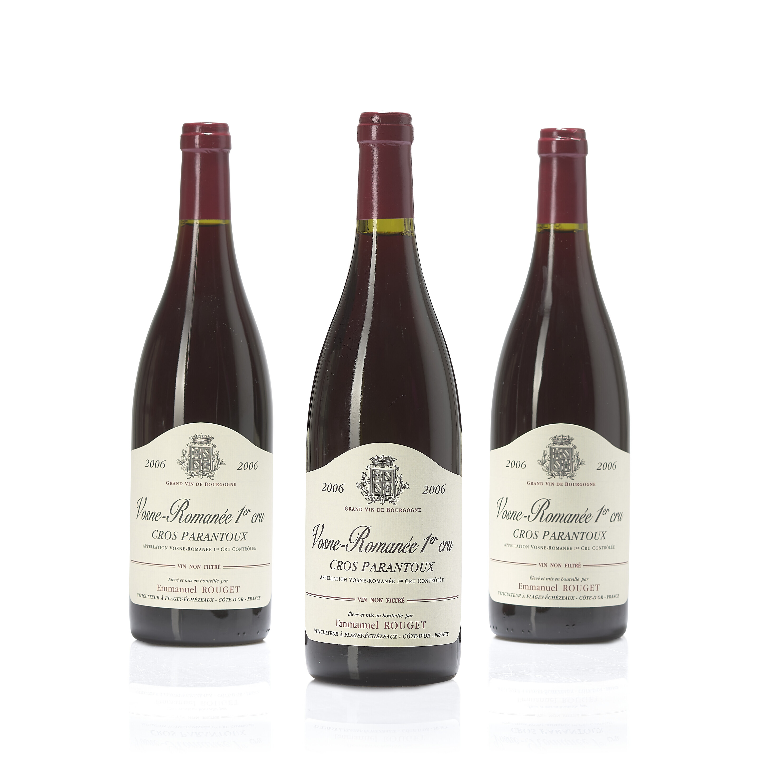 Domaine Emmanuel Rouget, Vosne-Romanée Cros Parantoux 2006, In original ...