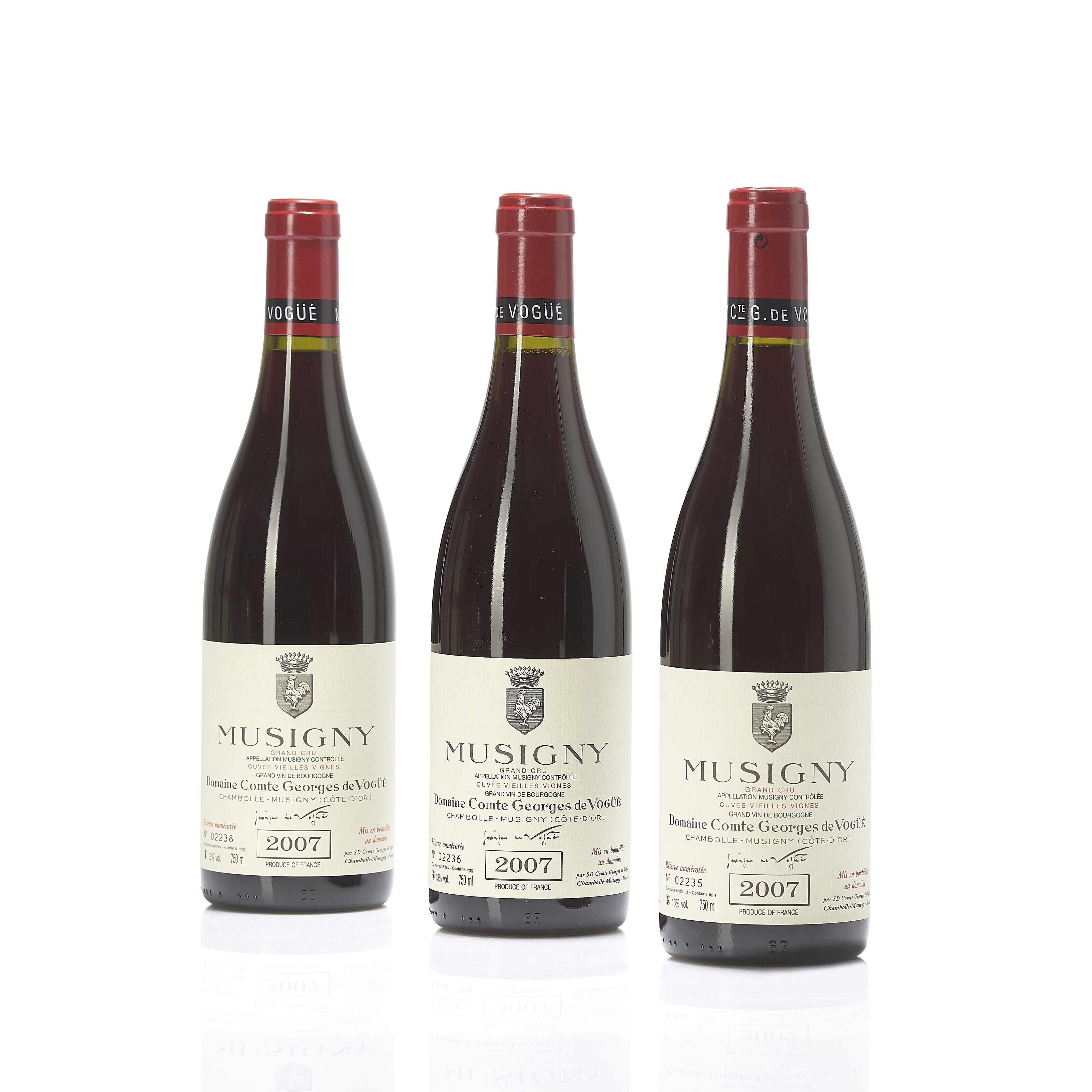 Domaine Comte Georges de Vogüe, Musigny Vieilles Vignes 2007, In twelve ...