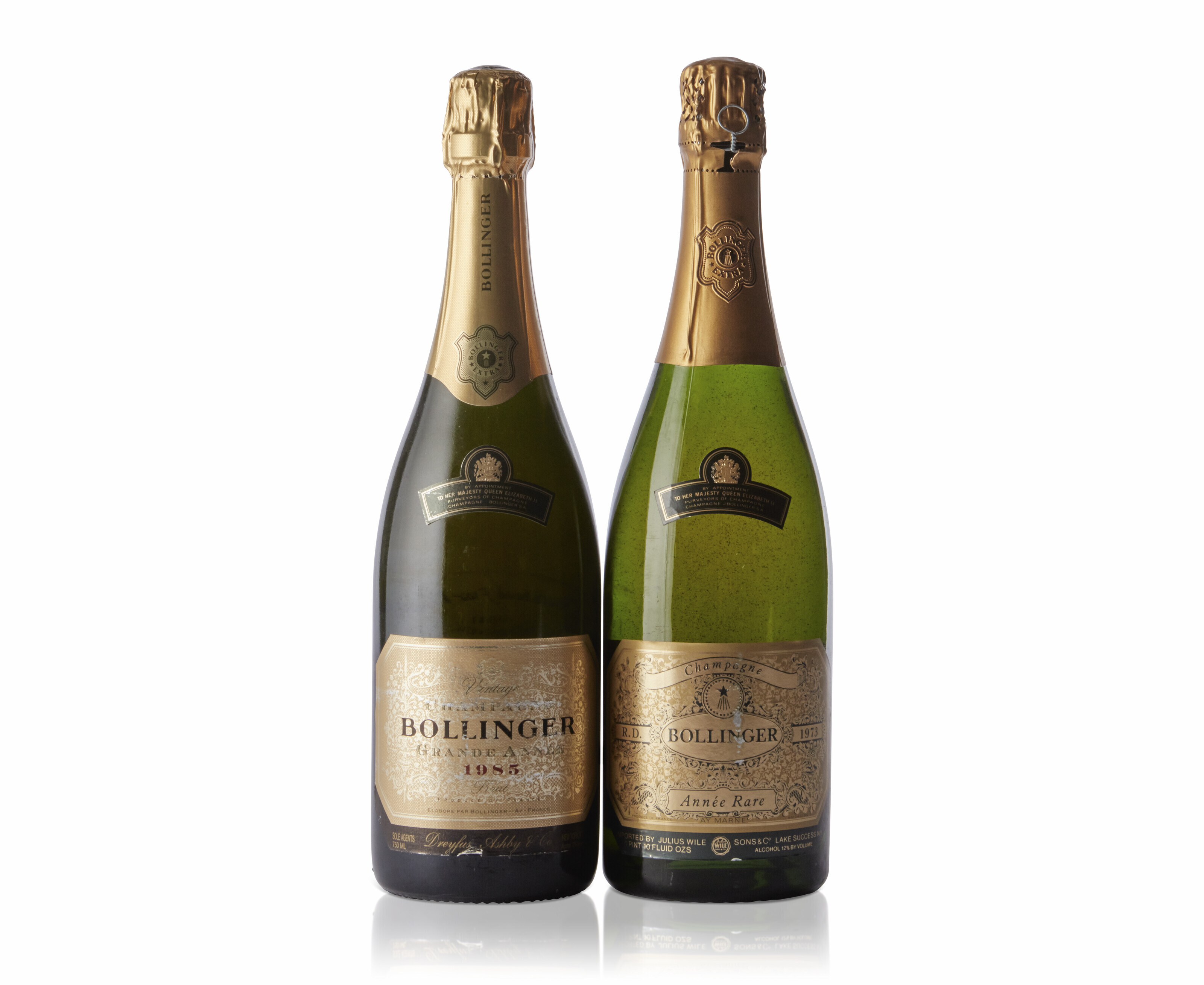 Mixed Bollinger Champagne, Bollinger, RD Année Rare 1973 Good ...