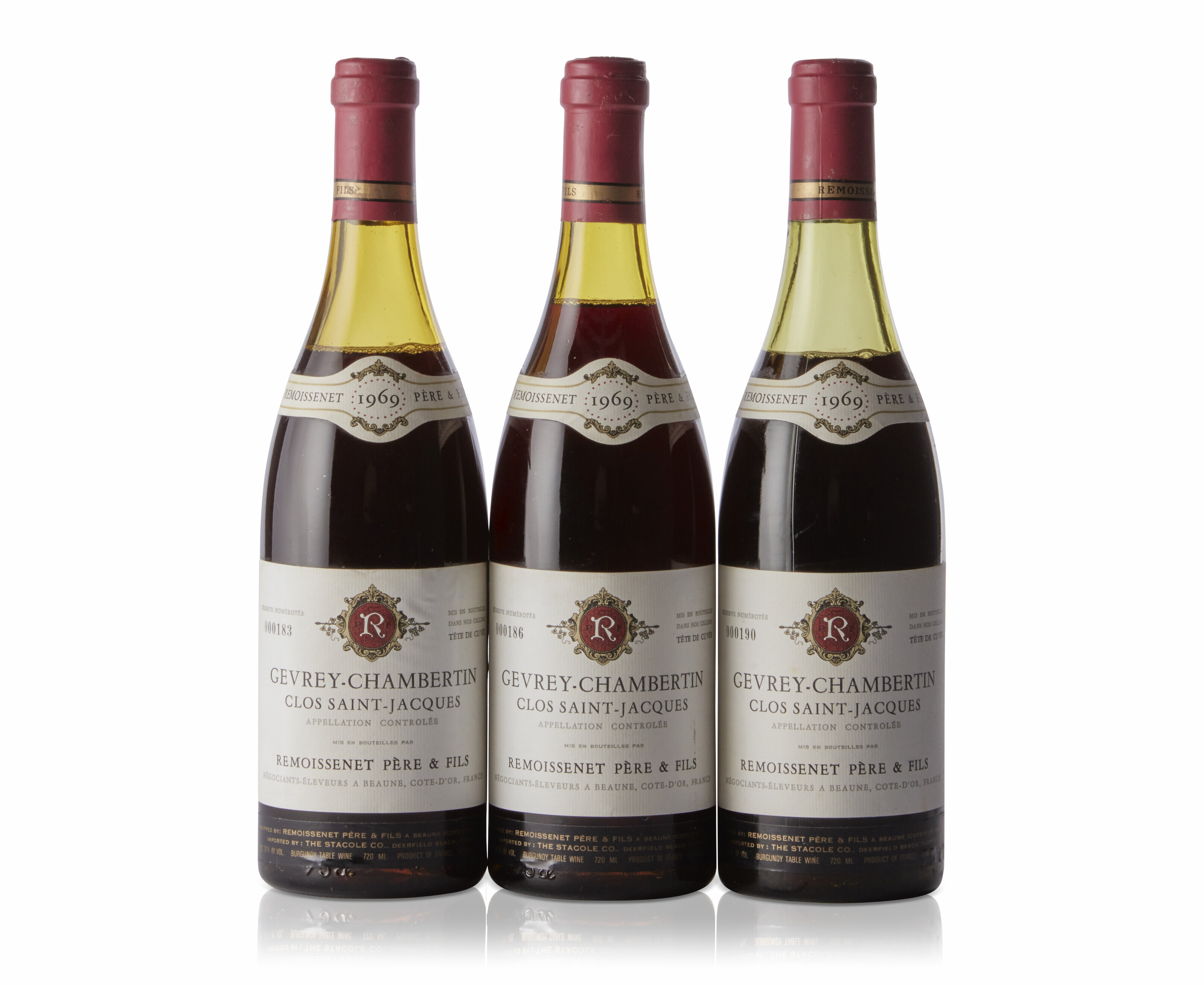 Remoissenet Père et Fils, Gevrey-Chambertin, Clos Saint Jacques 1969 ...
