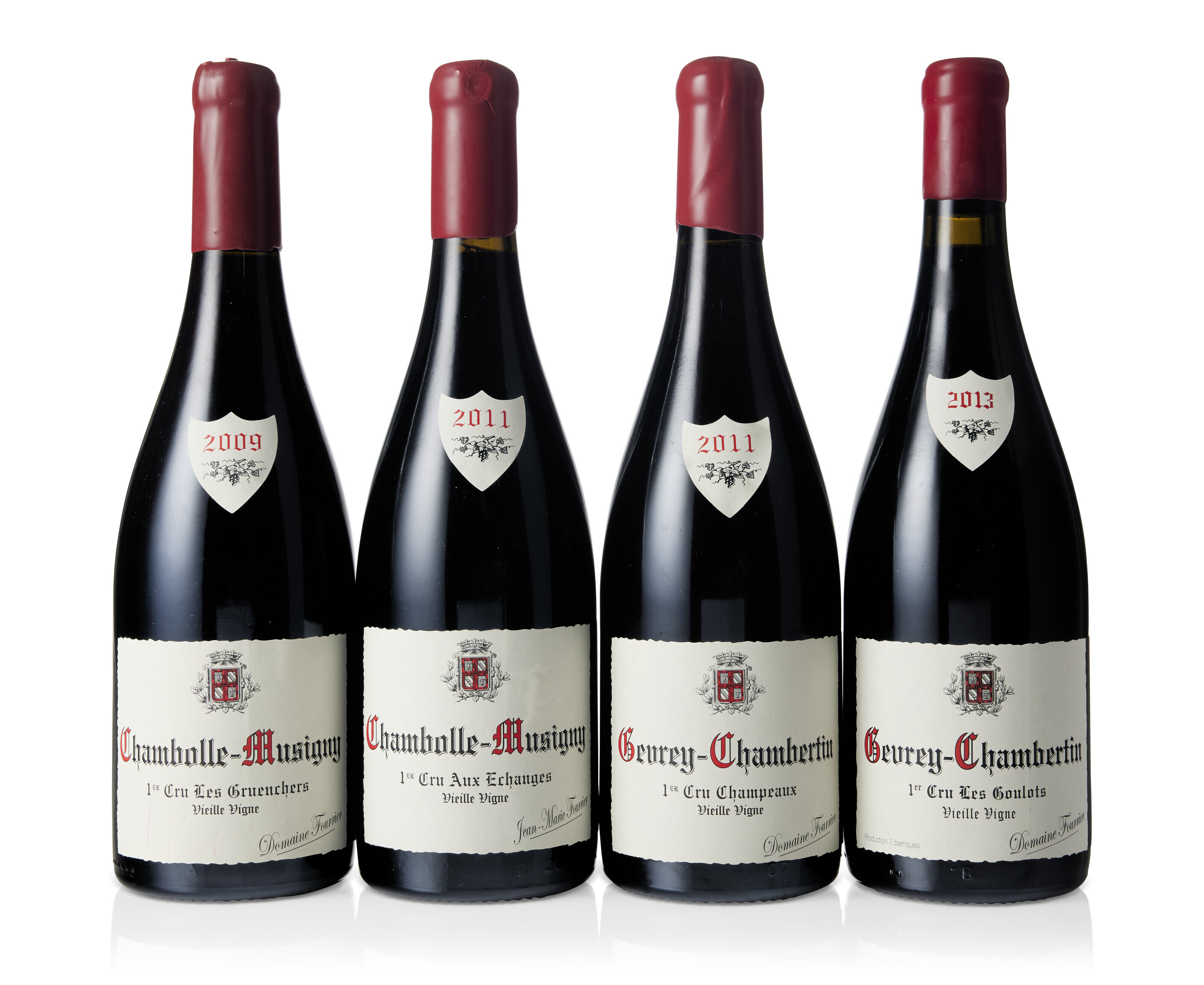 Mixed Domaine Fourrier, Chambolle Musigny, Les Gruenchers, Vieilles ...