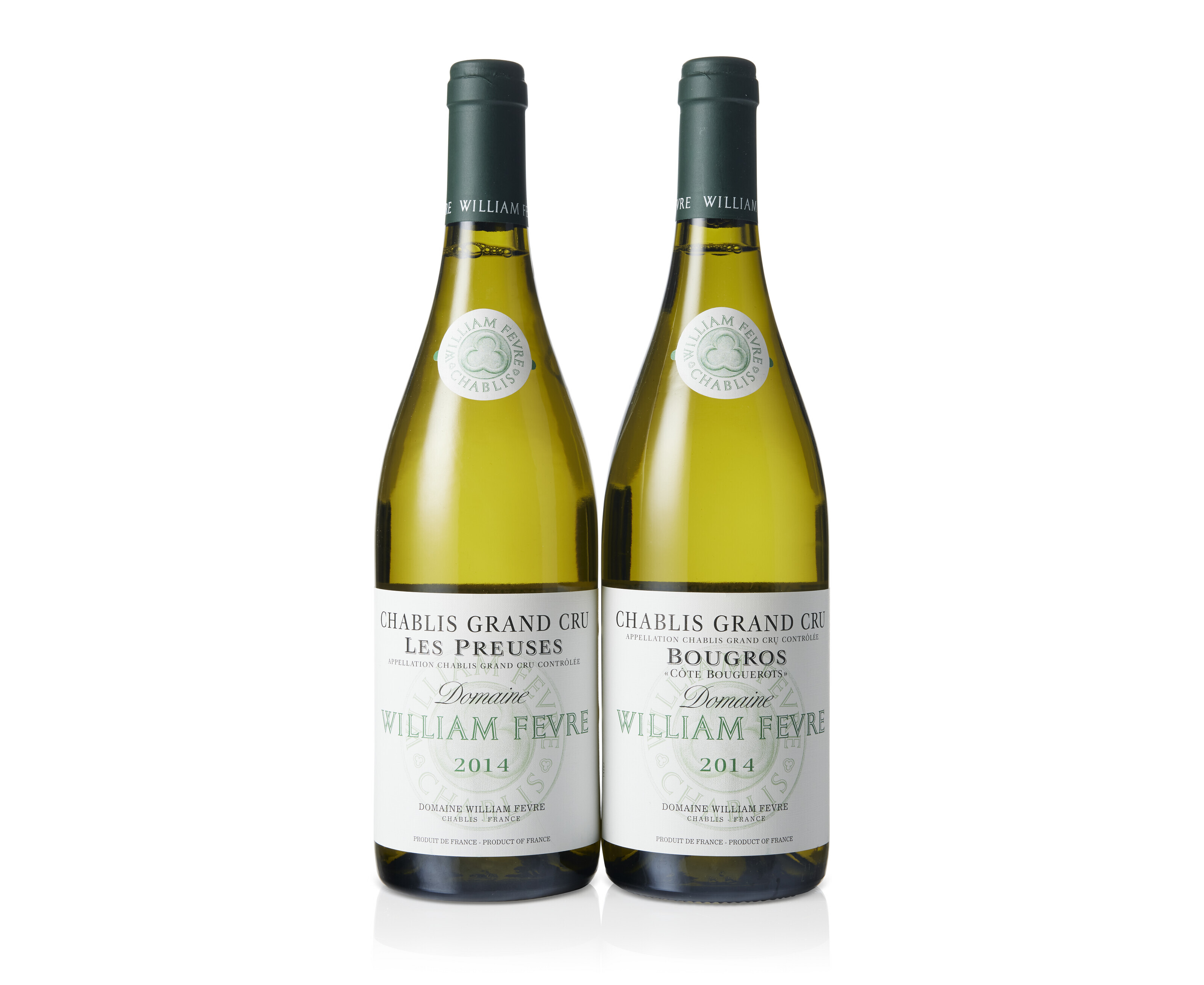 Mixed William Fevre, Grand Cru Chablis 2014, Les Preuses 2014 (3 ...