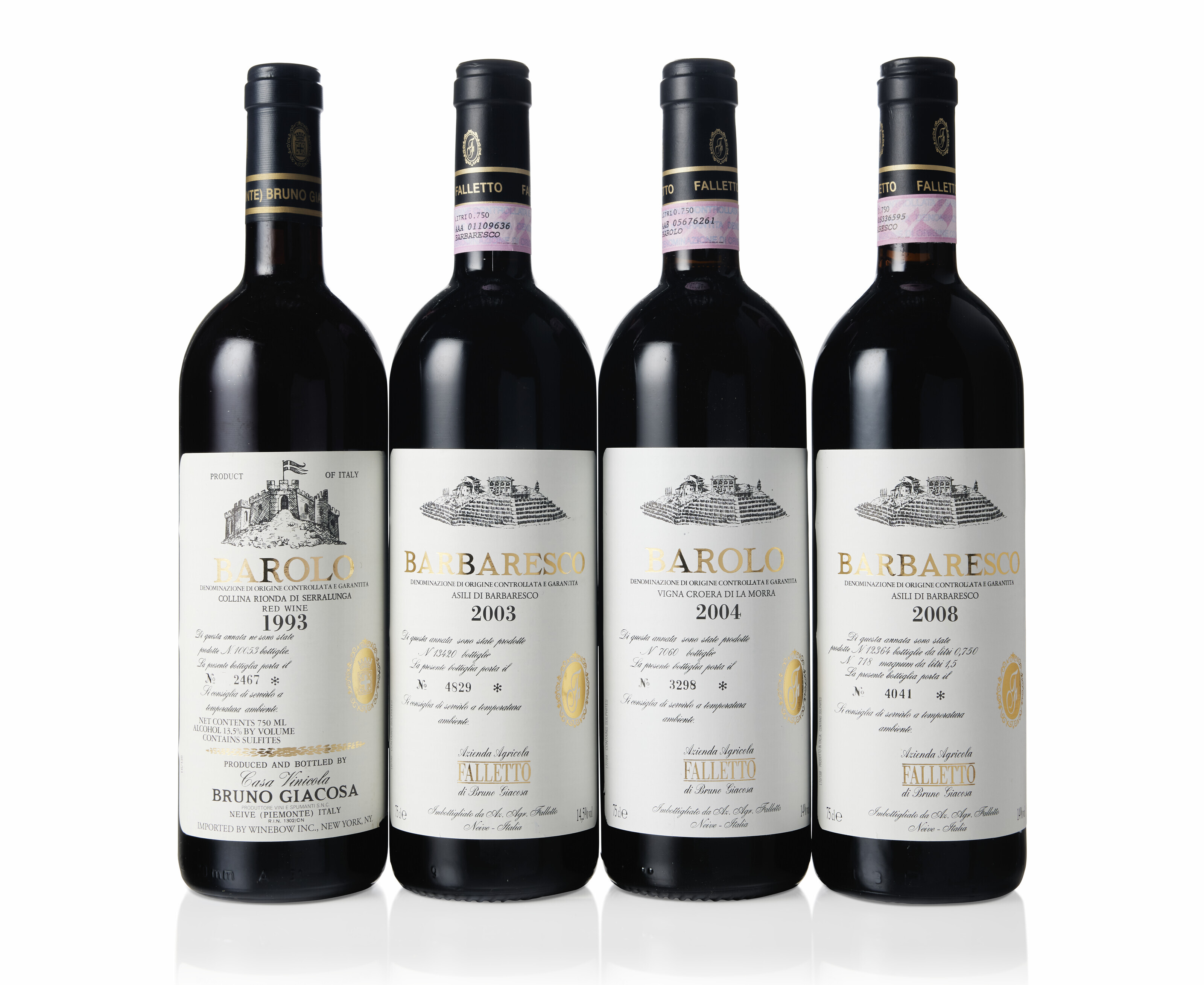 Mixed Bruno Giacosa, Bruno Giacosa Barolo, Collina Rionda di Serralunga ...