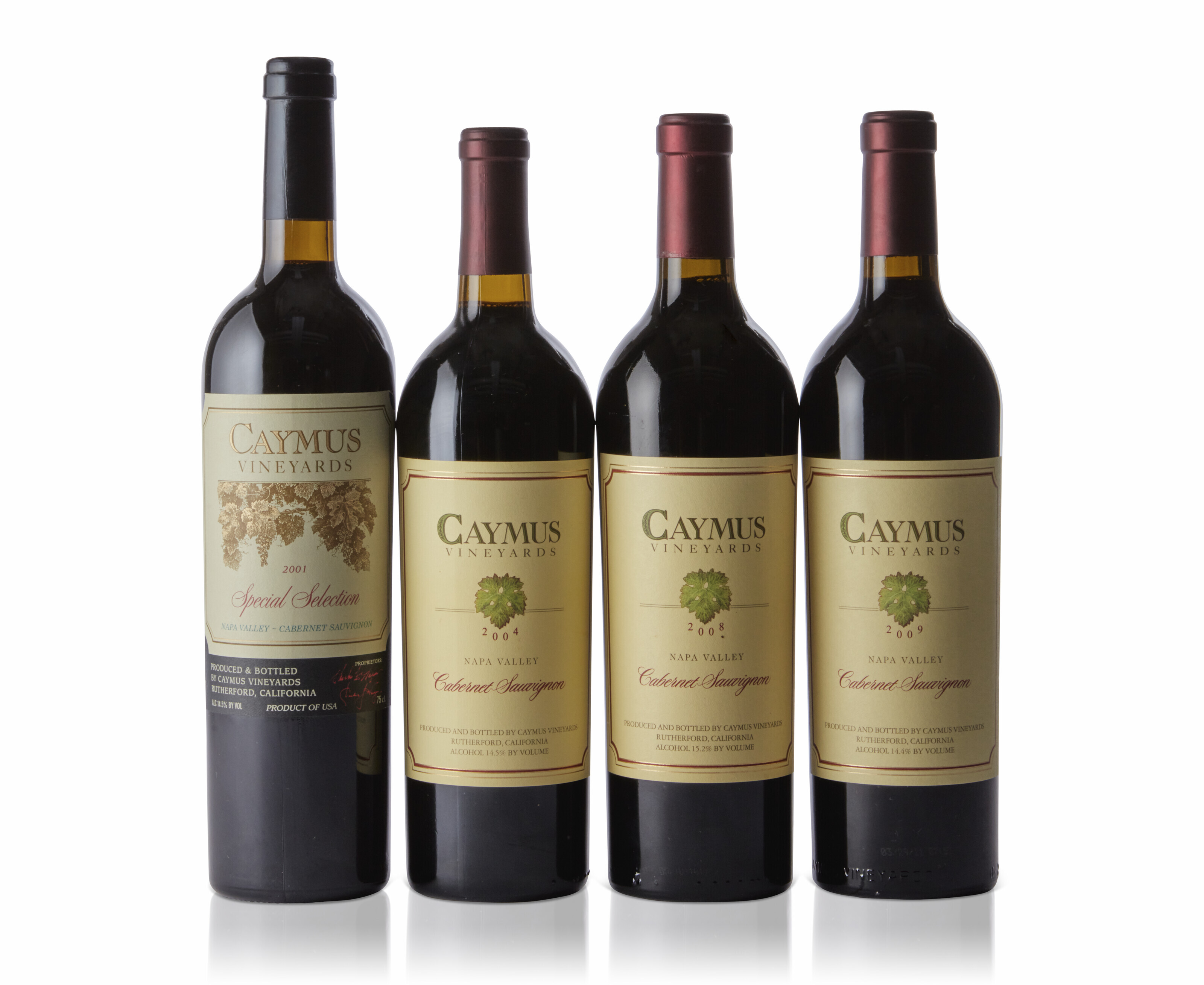 Mixed Caymus Vineyards, Cabernet Sauvignon, Caymus Cabernet Sauvignon ...