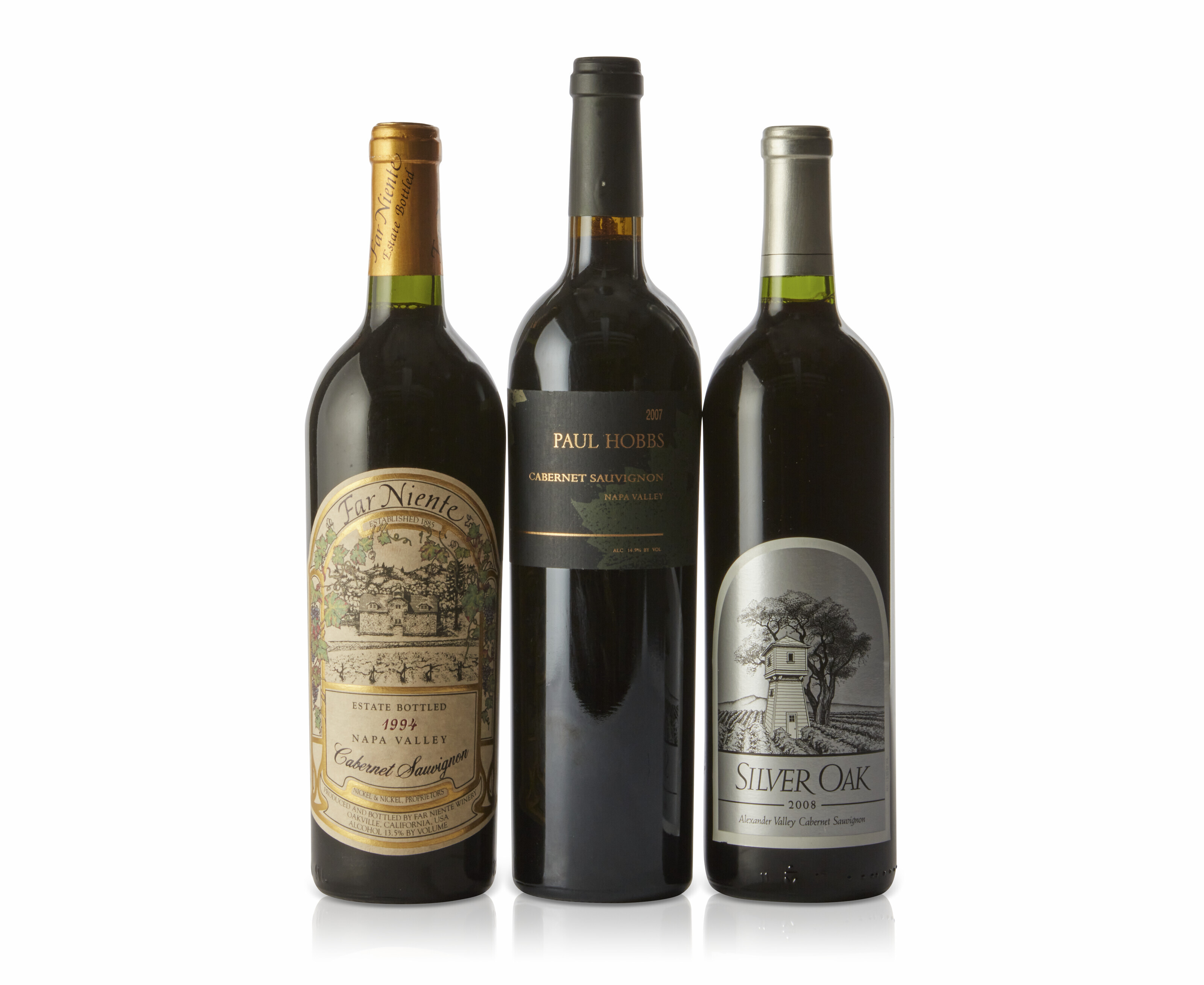 Mixed California Red Wines, Far Niente, Cabernet Sauvignon 1994 (1 ...