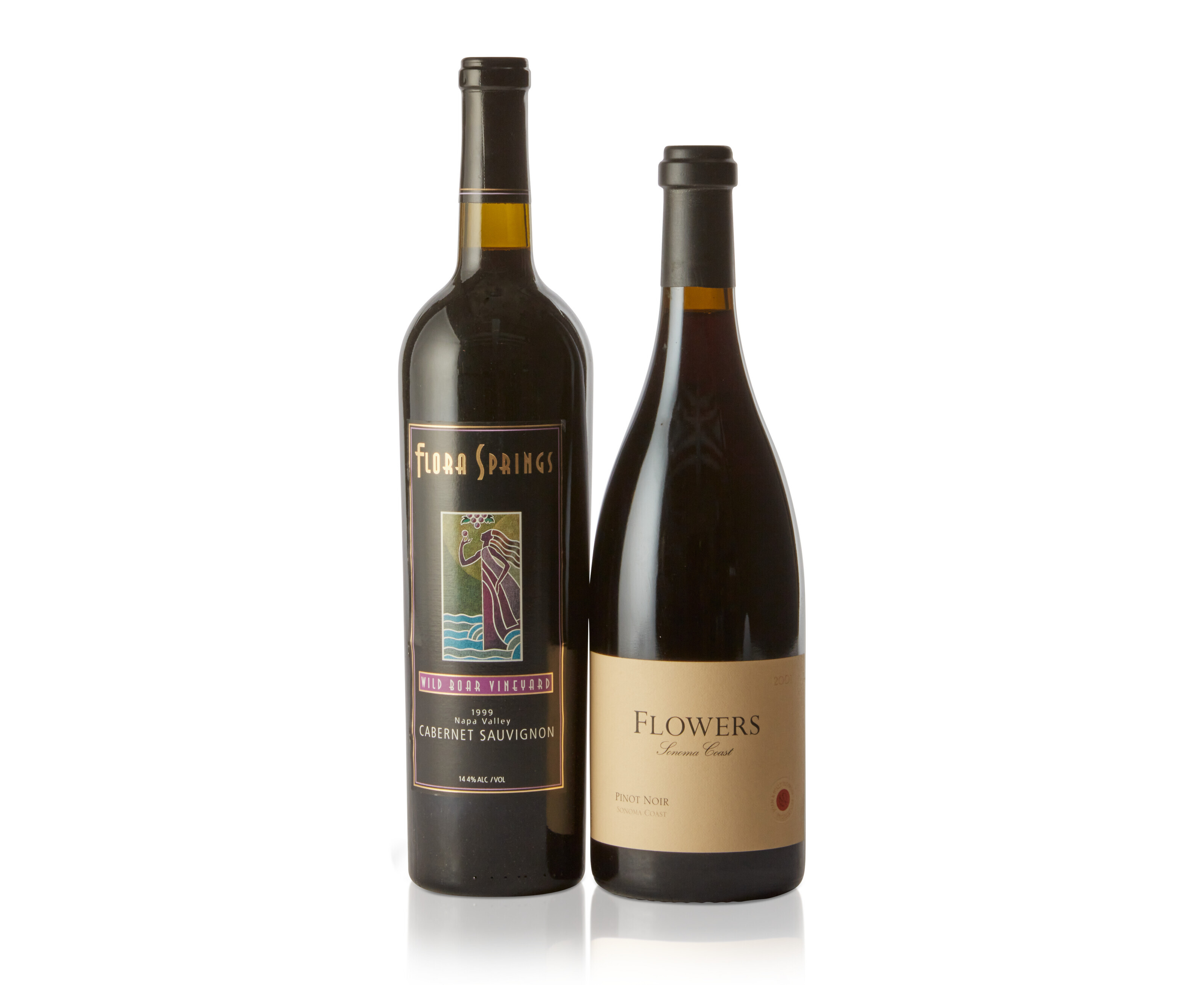 Mixed California Red Wines, Flora Springs, Wild Boar Vineyard, Cabernet ...