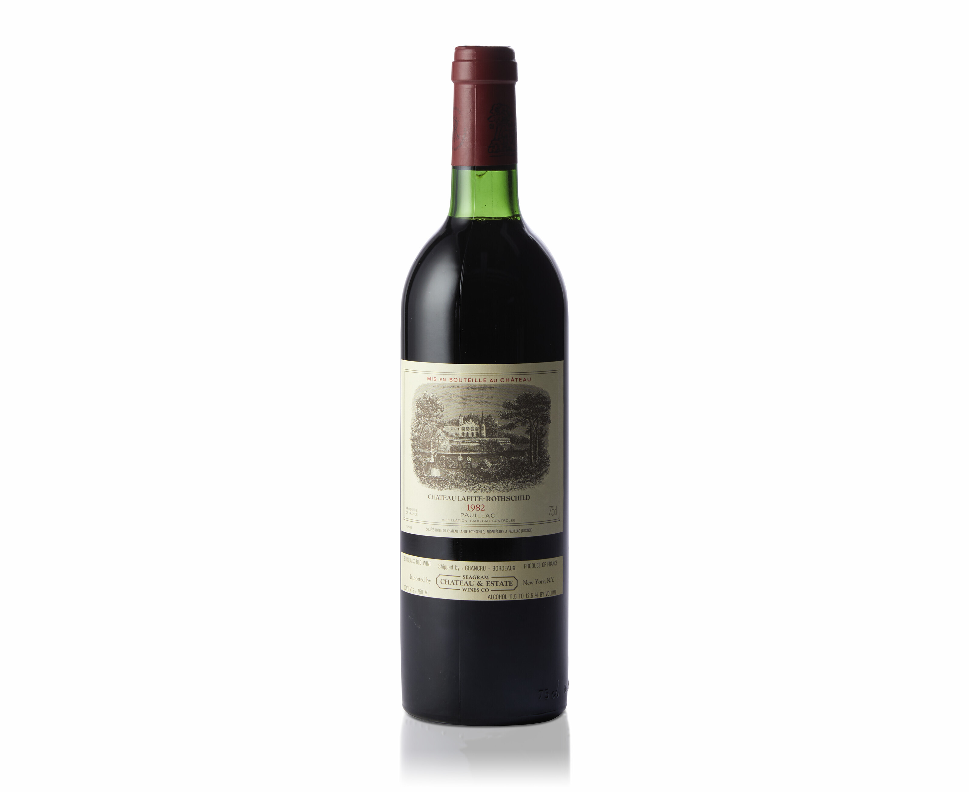 Château Lafite-Rothschild 1982, Pauillac, 1er cru classé Slightly bin-soiled labels, one nicked ...