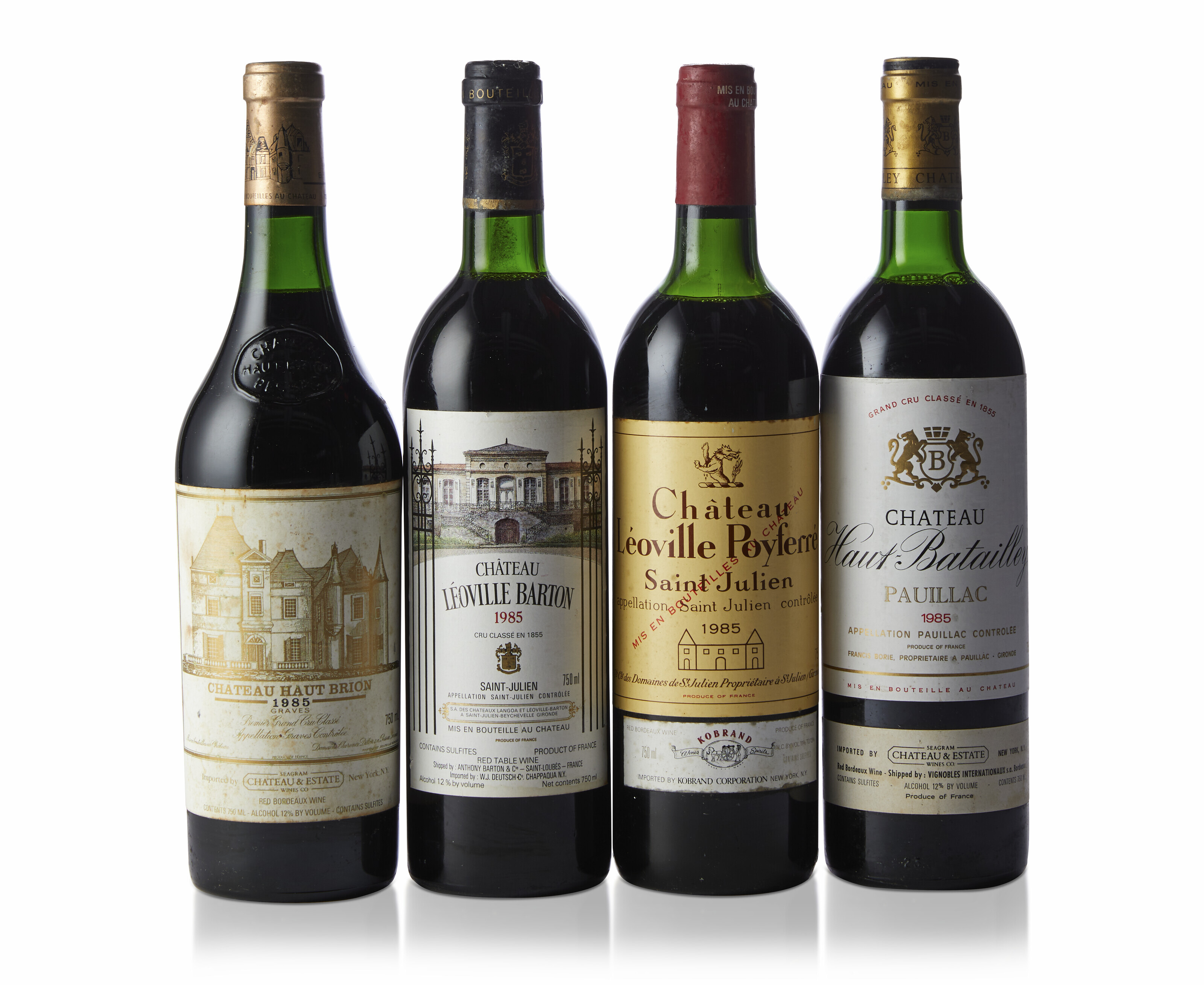 Mixed Red Bordeaux 1985, Château Haut-Batailley 1985Corroded ...