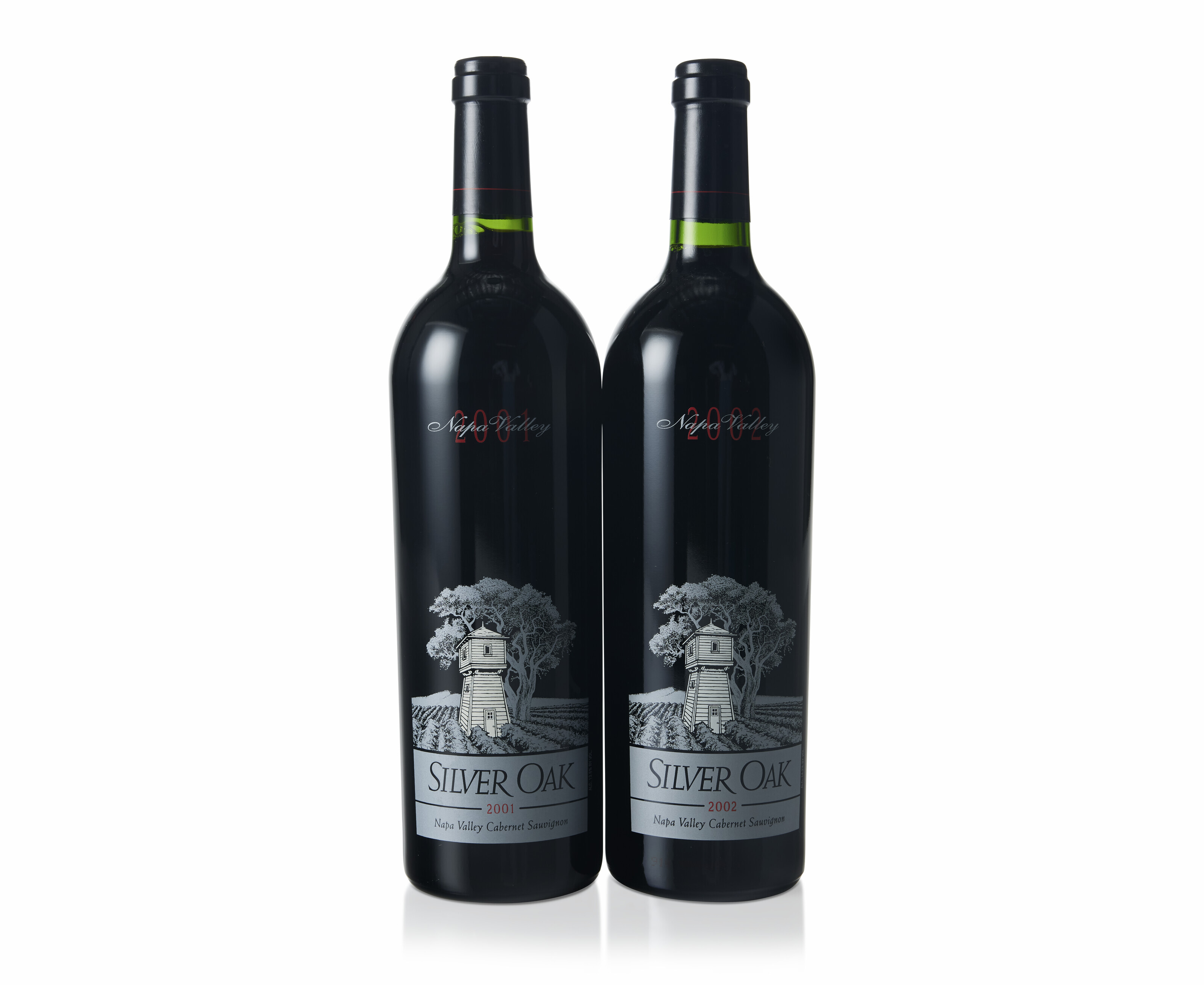 Mixed Silver Oak Cellars, Napa Valley, Cabernet Sauvignon, 2001 (5)2002 ...