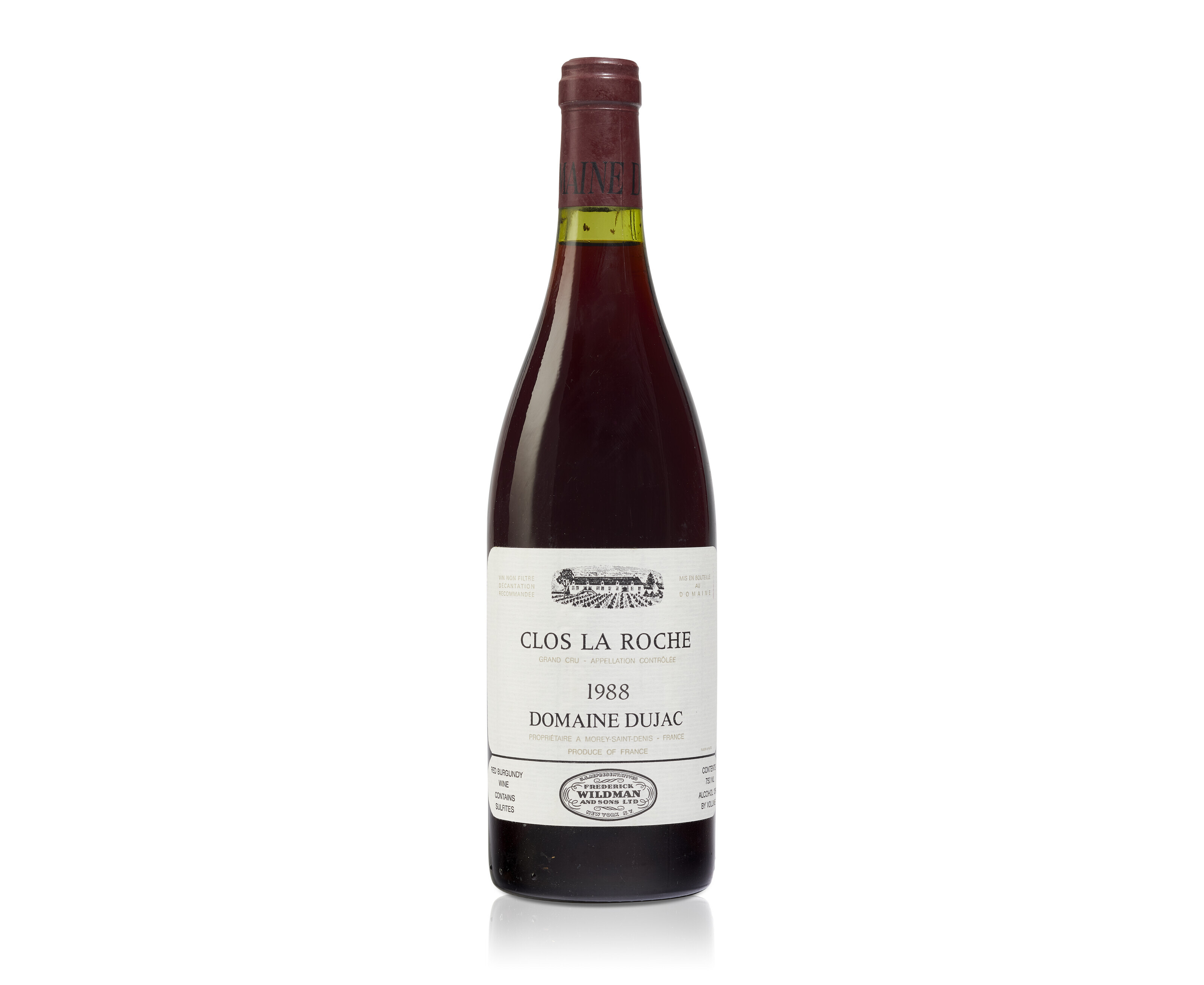 Dujac, Clos la Roche 1988, Grand Cru, Côte de Nuits Slightly creased ...