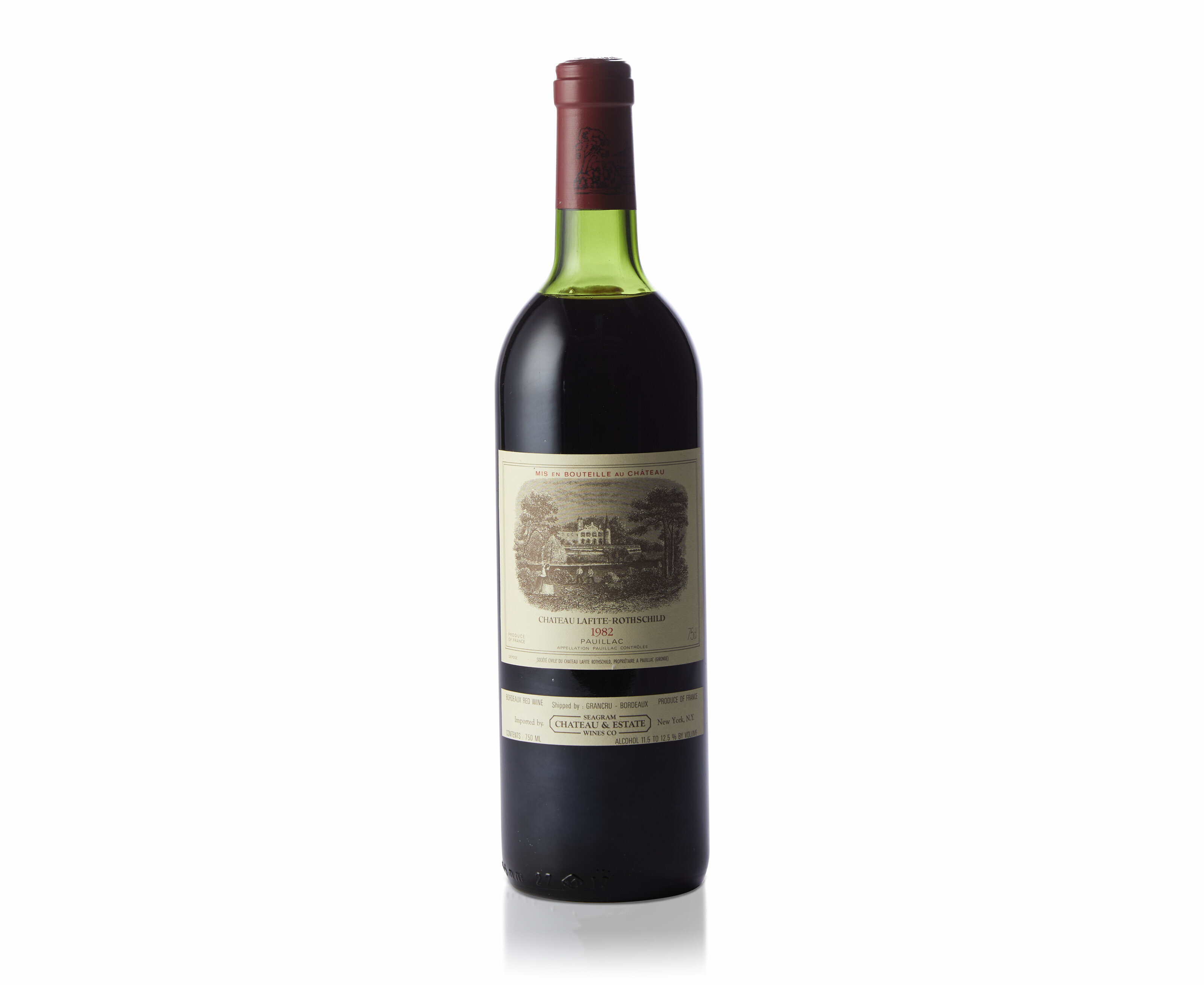 Château Lafite-Rothschild 1982, Pauillac, 1er cru classé Five corroded ...
