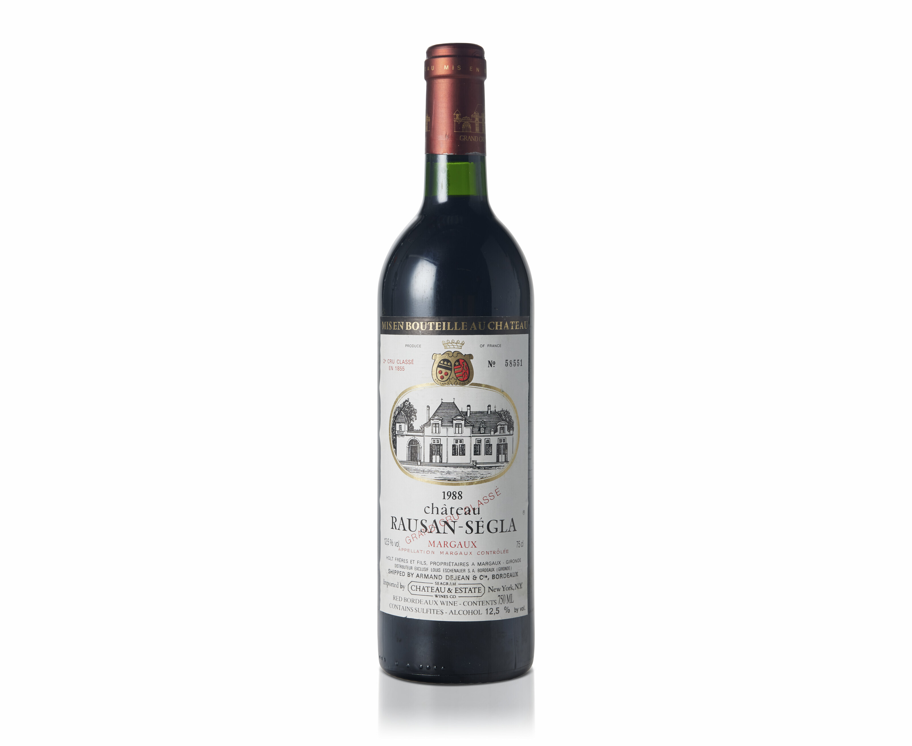 Château Rausan-Ségla 1988, Margaux, 2ème cru classé Some scuffed and ...