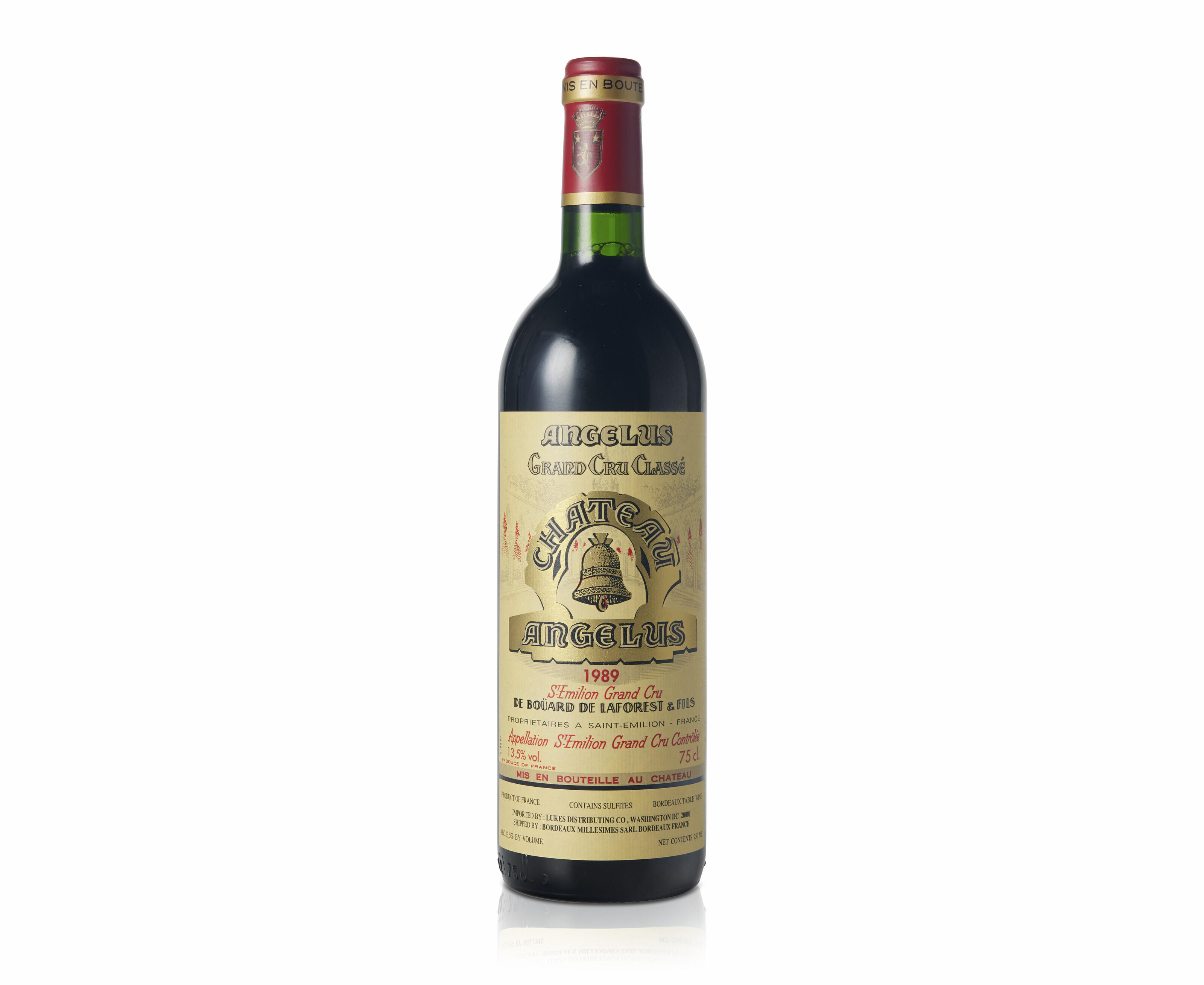 Château Angelus 1989, Saint-Emilion, 1er grand cru classe (A) Scuffed ...