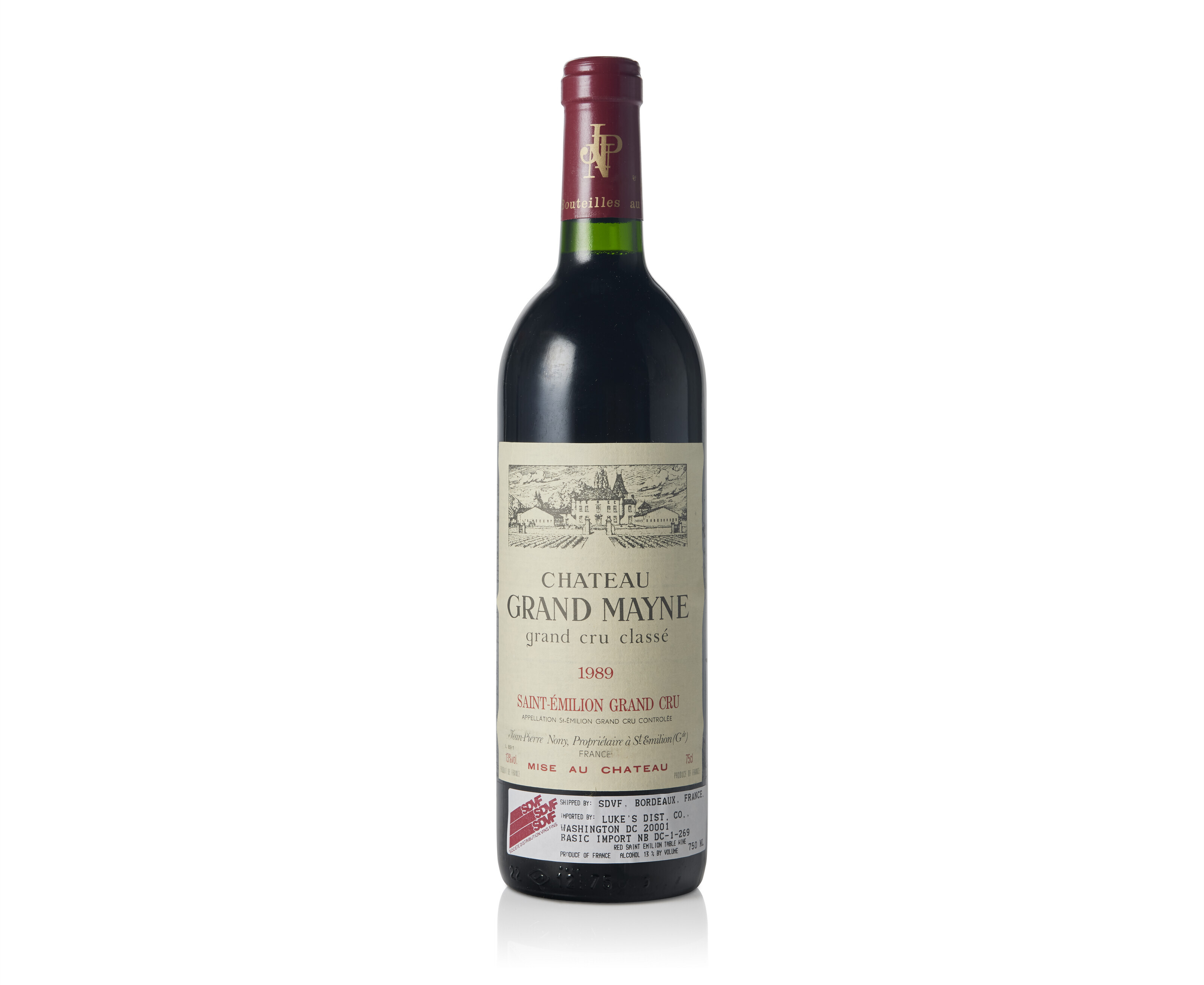 Château Grand Mayne 1989, Saint-Emilion, grand cru classéSlightly ...
