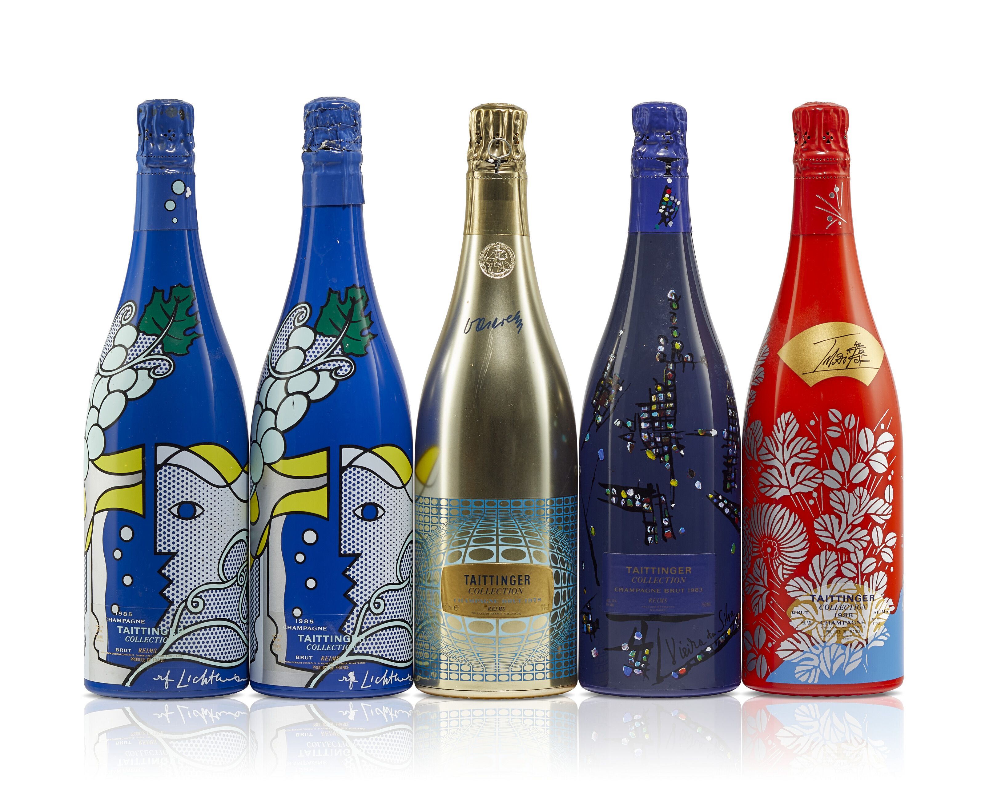 Mixed Taittinger Collection, Artist Series, 1978 (1) 1981 In original ...