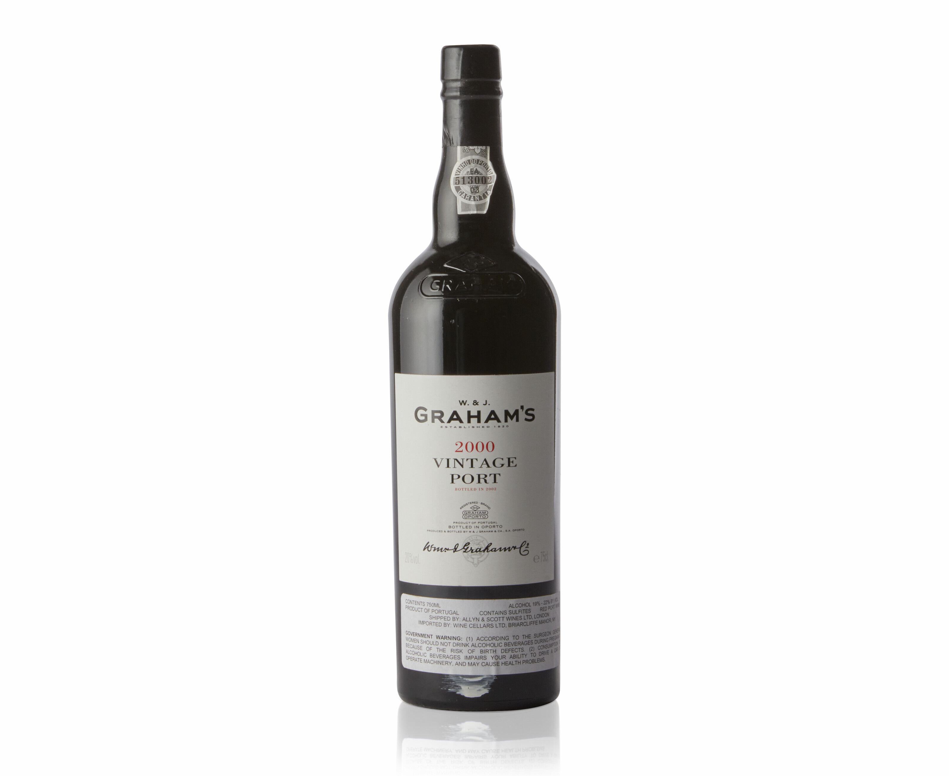 Graham's 2000, PortugalThis lot comes from the cellar of one our oldest ...