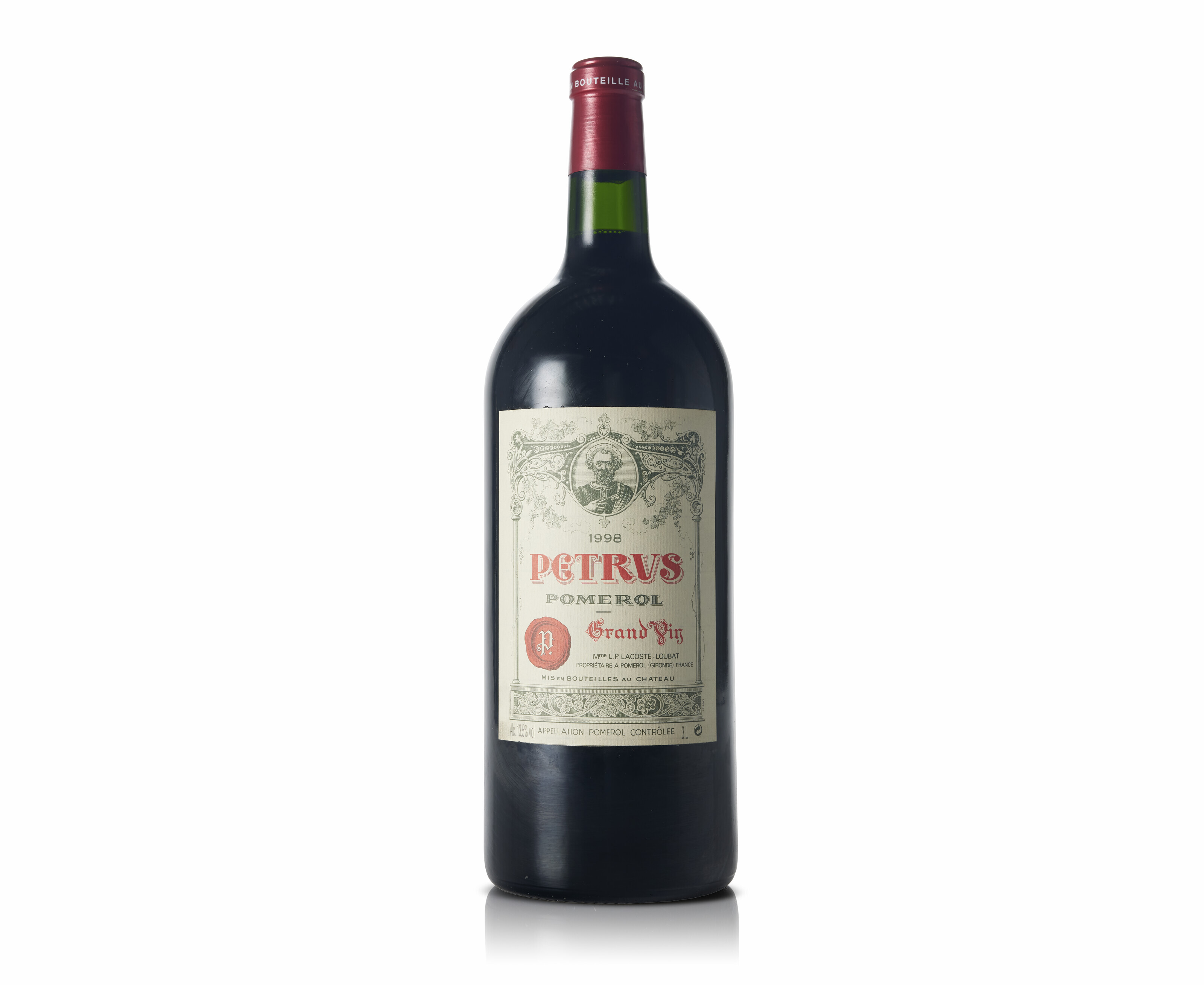 Petrus 1998, Pomerol, cru exceptionnelGood appearanceLevel into neckIn ...