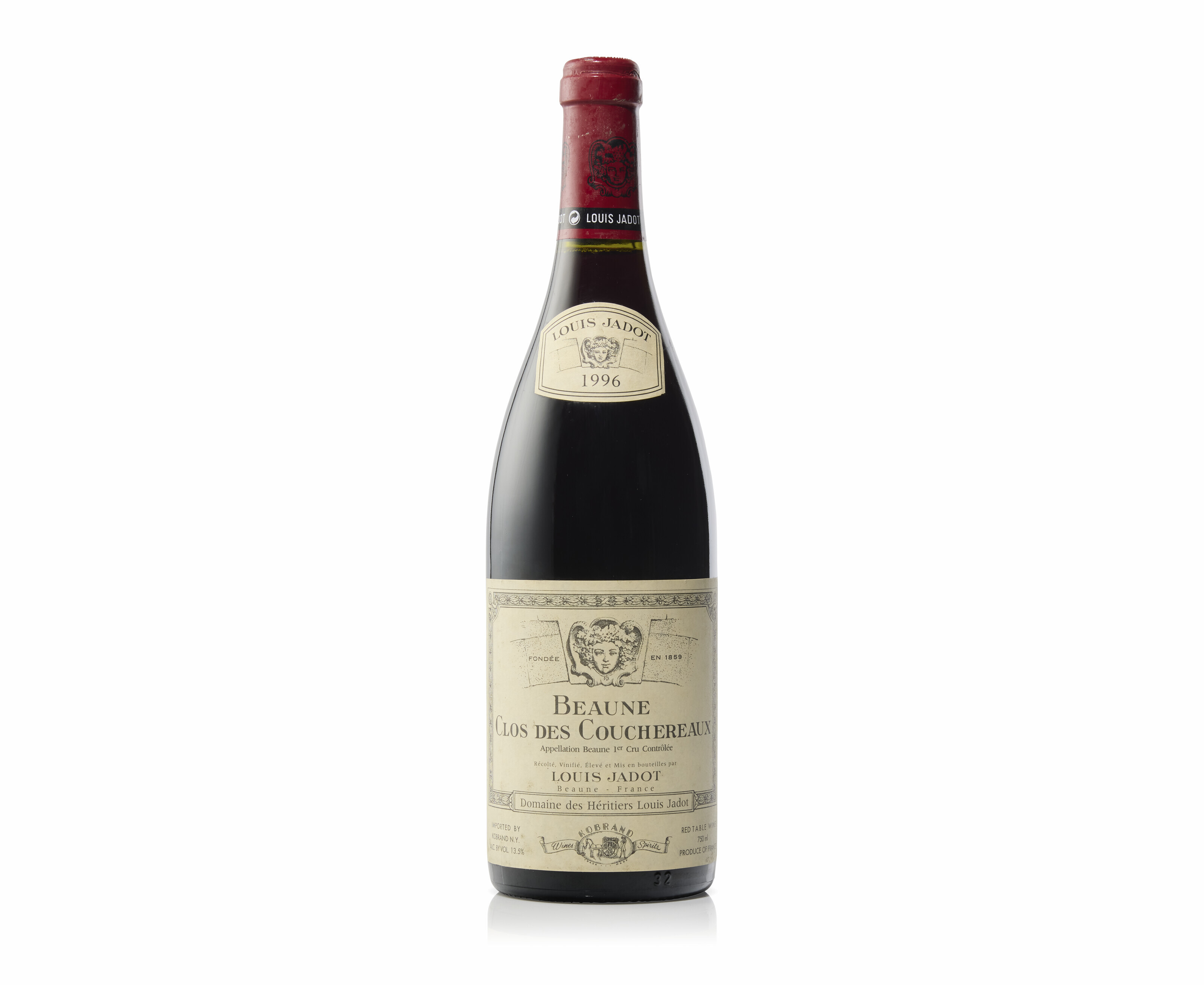 Louis Jadot, Beaune, Clos des Couchereaux 1996, Côte de BeauneSlightly ...