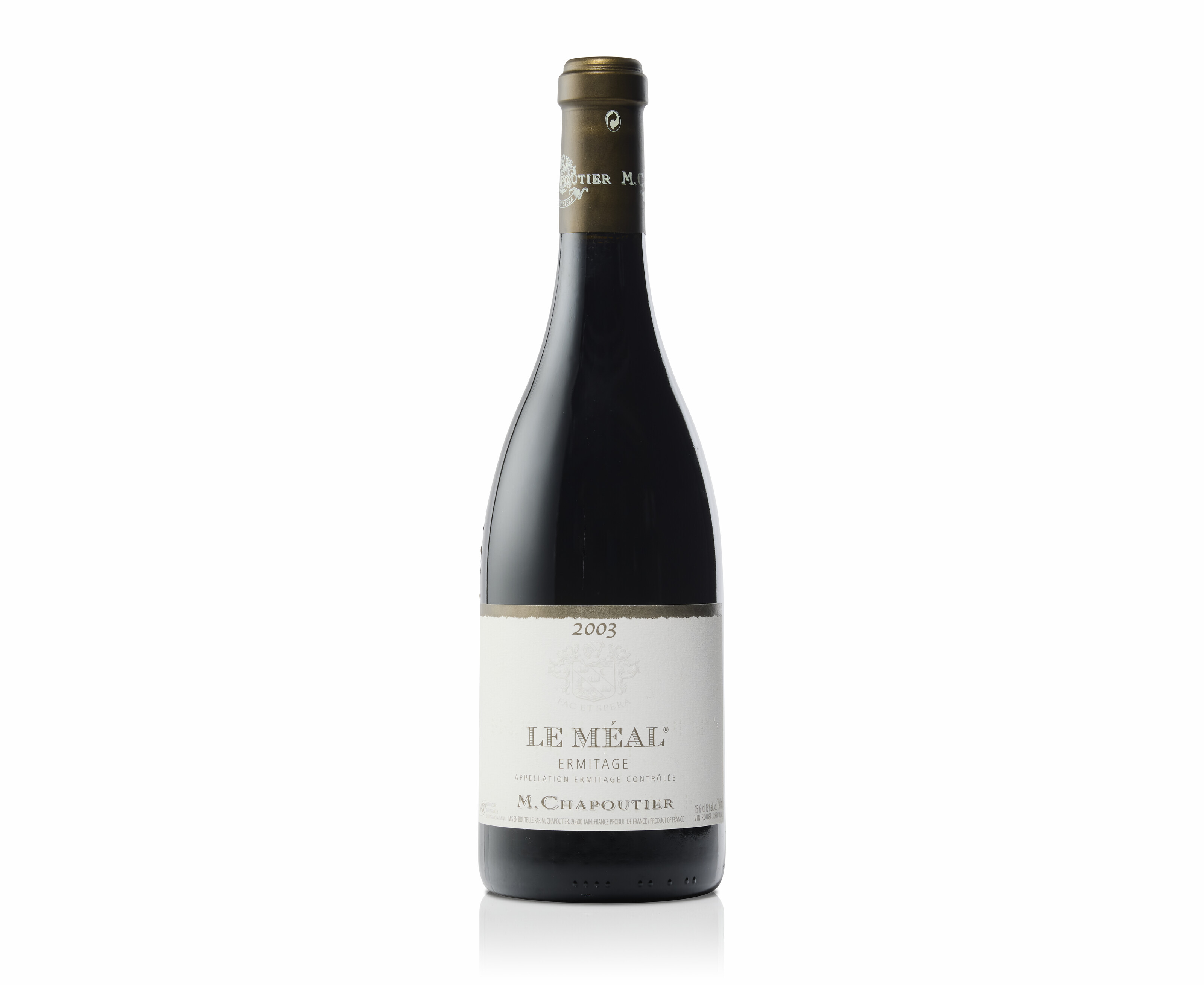M. Chapoutier, Ermitage Le Meal 2003, Rhône One nicked capsule One ...