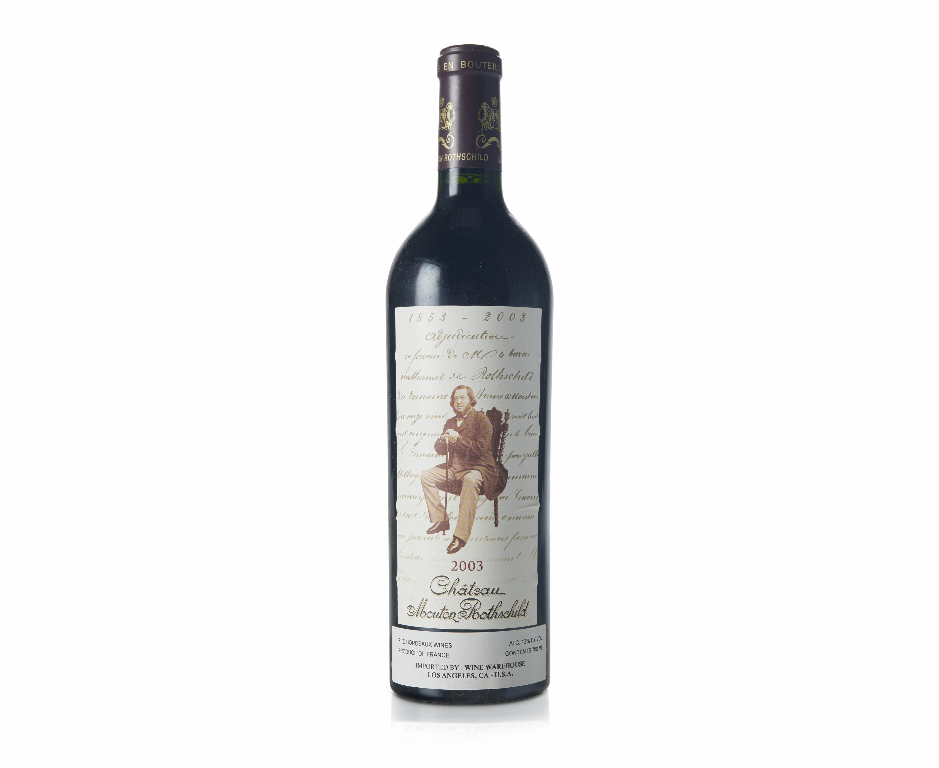 Château Mouton-Rothschild 2003, Pauillac, 1er cru classéTwo in original ...