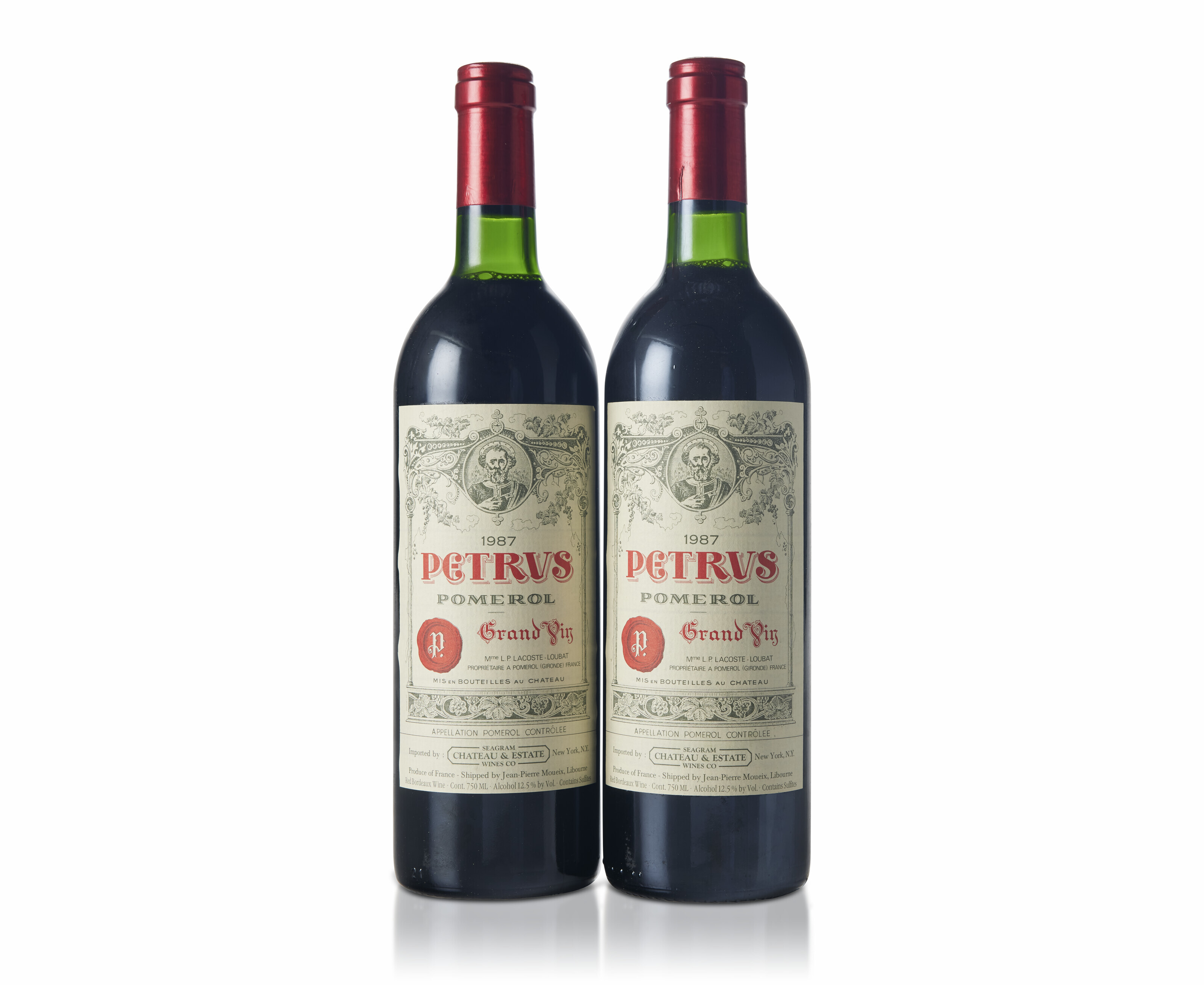 Petrus 1987, Pomerol, cru exceptionnelGood appearanceLevels one base of ...