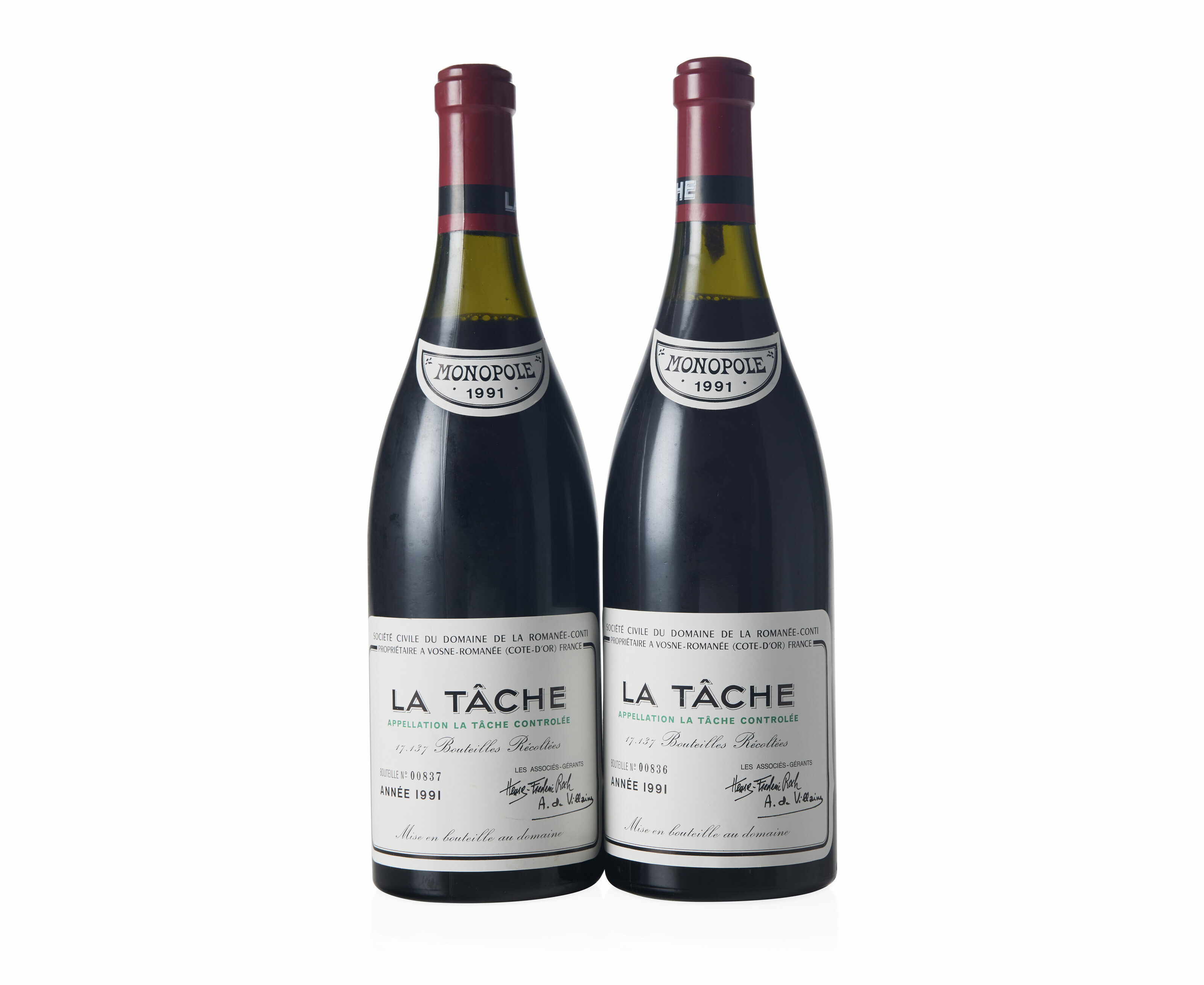 Domaine de la Romanée-Conti, La Tâche 1991, Grand Cru, Côte de ...