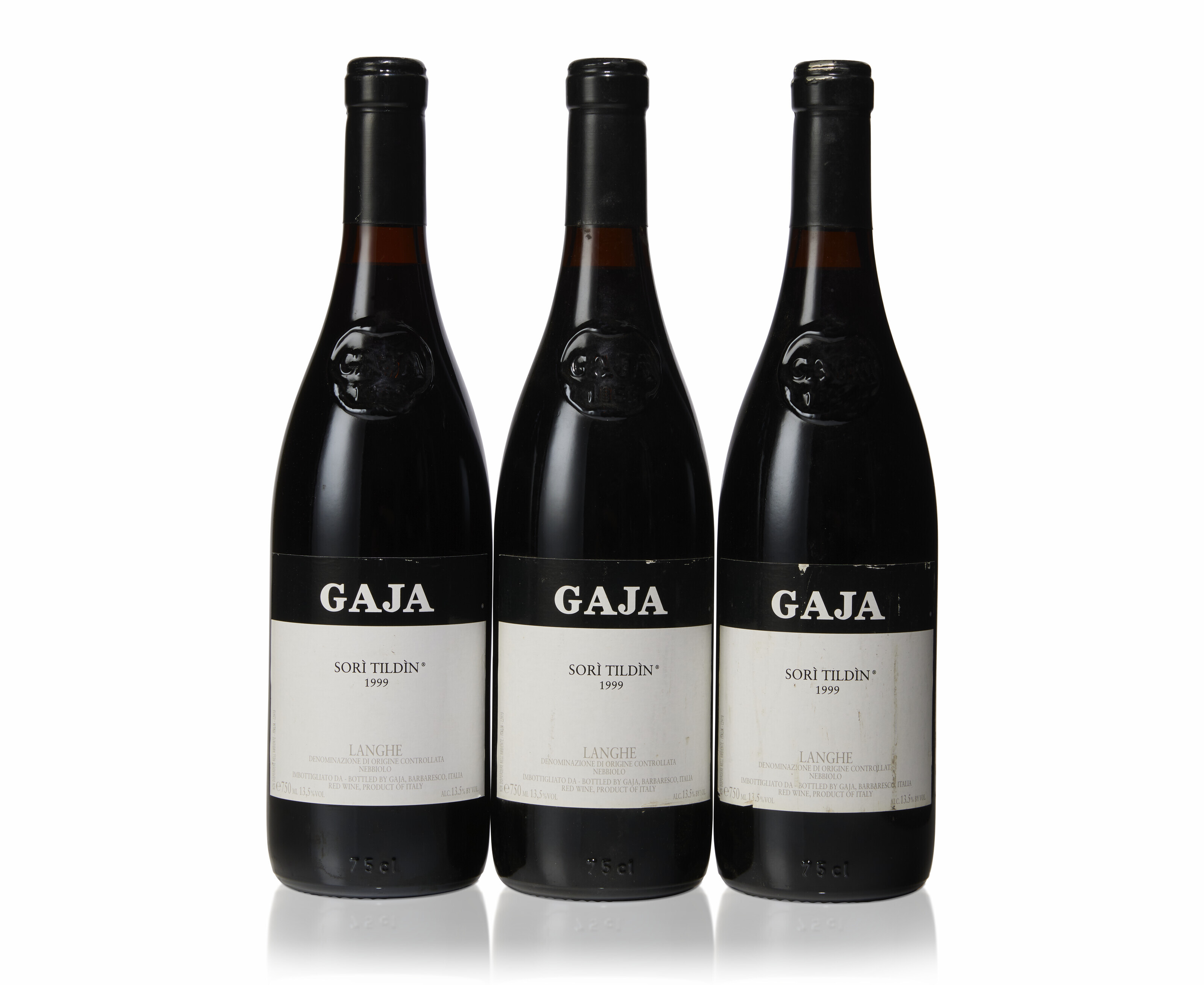 Gaja, Sorì Tildìn 1999, PiedmontWorn capsulesScuffed and marked ...