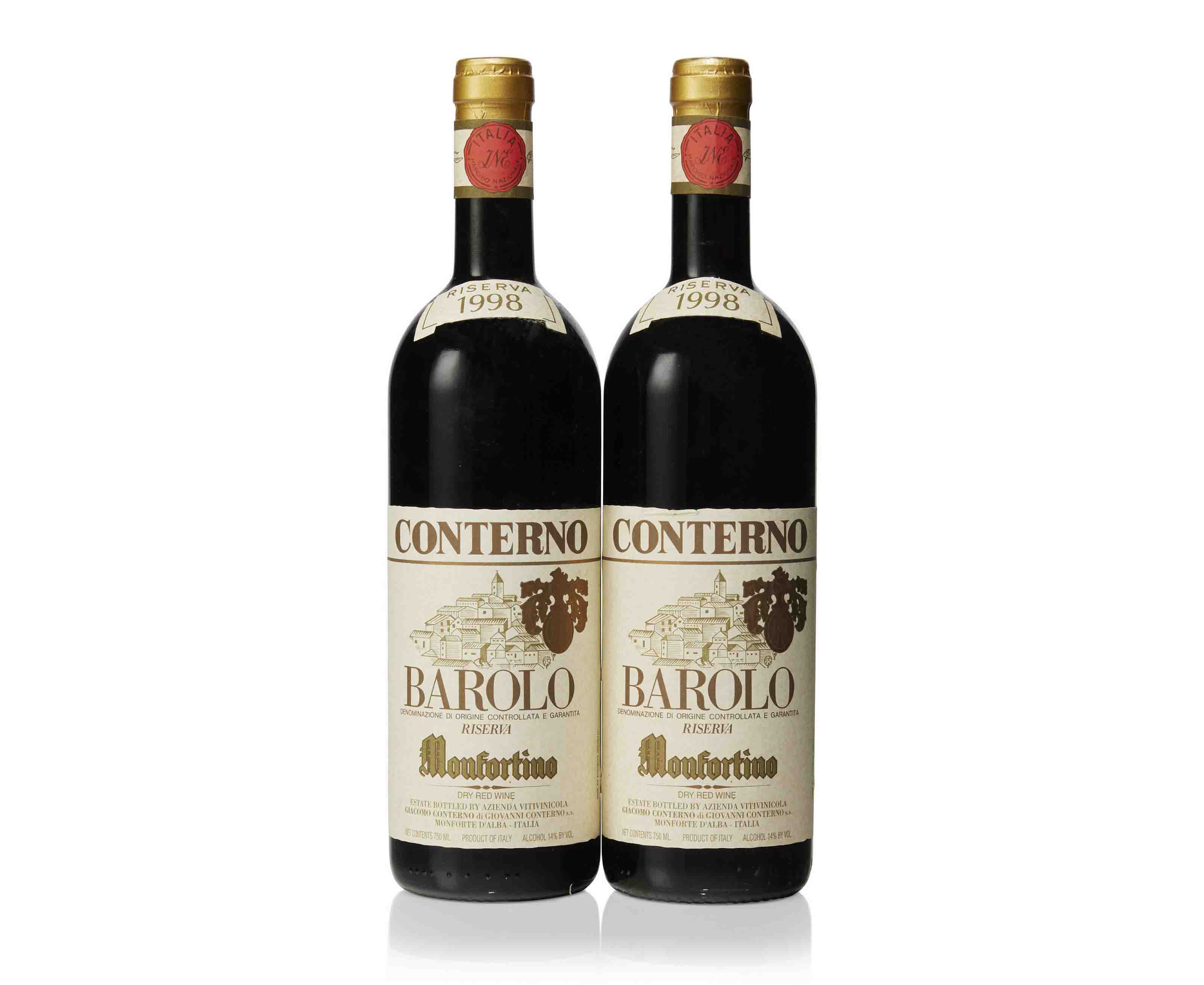 Giacomo Conterno, Barolo Riserva, Monfortino 1998, PiedmontSlightly ...
