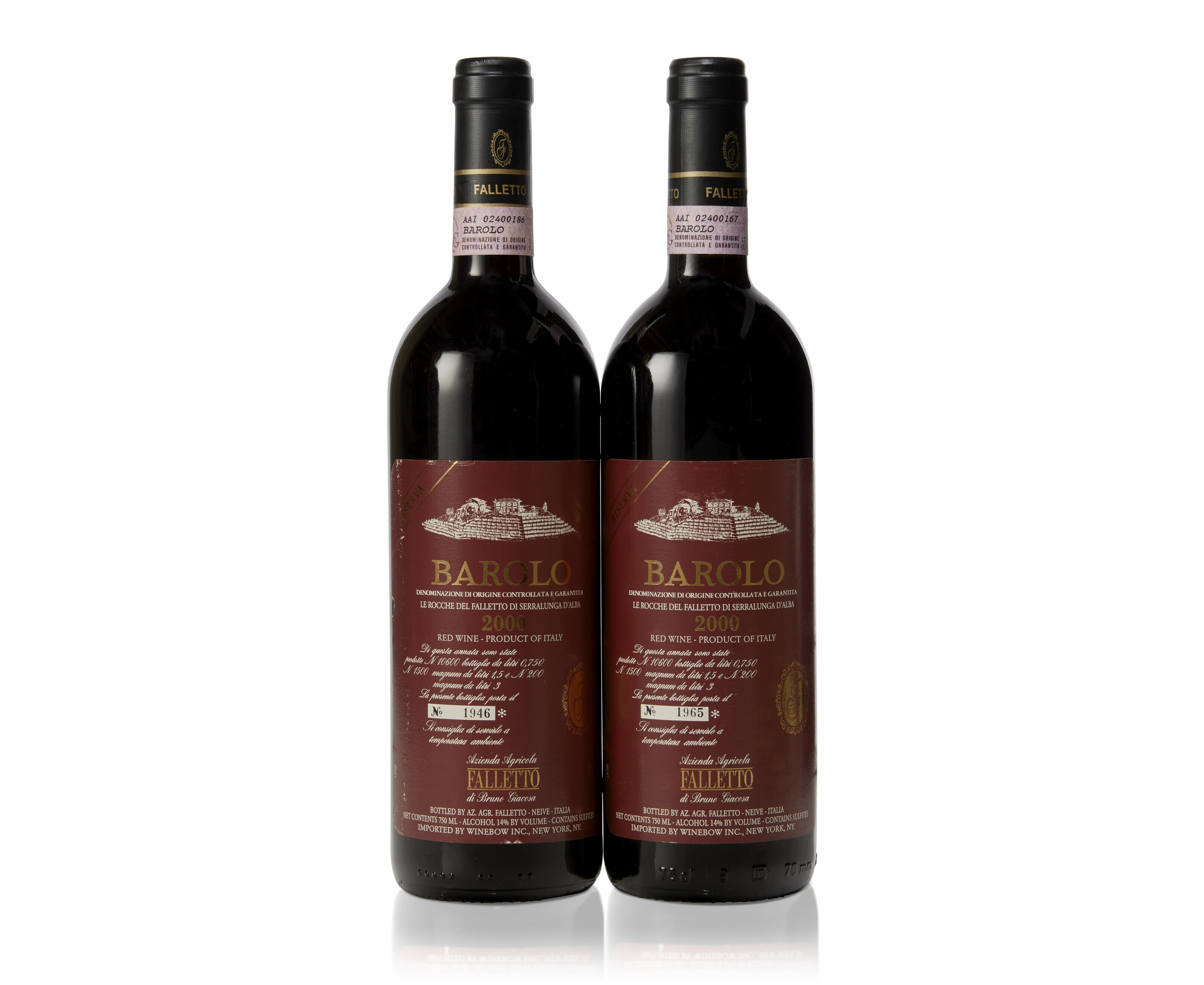 Bruno Giacosa, Barolo Riserva, Le Rocche del Falletto di Serralunga ...