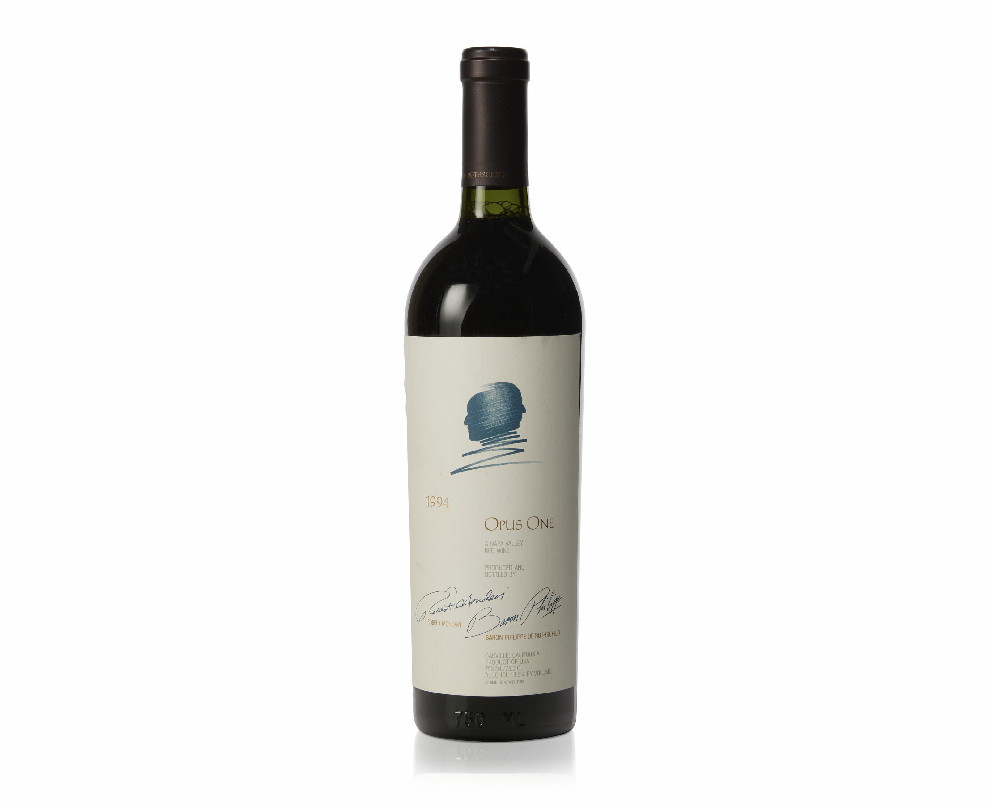 Opus One 1994, Napa ValleyNicked labels, one damagedLevels base of neck ...