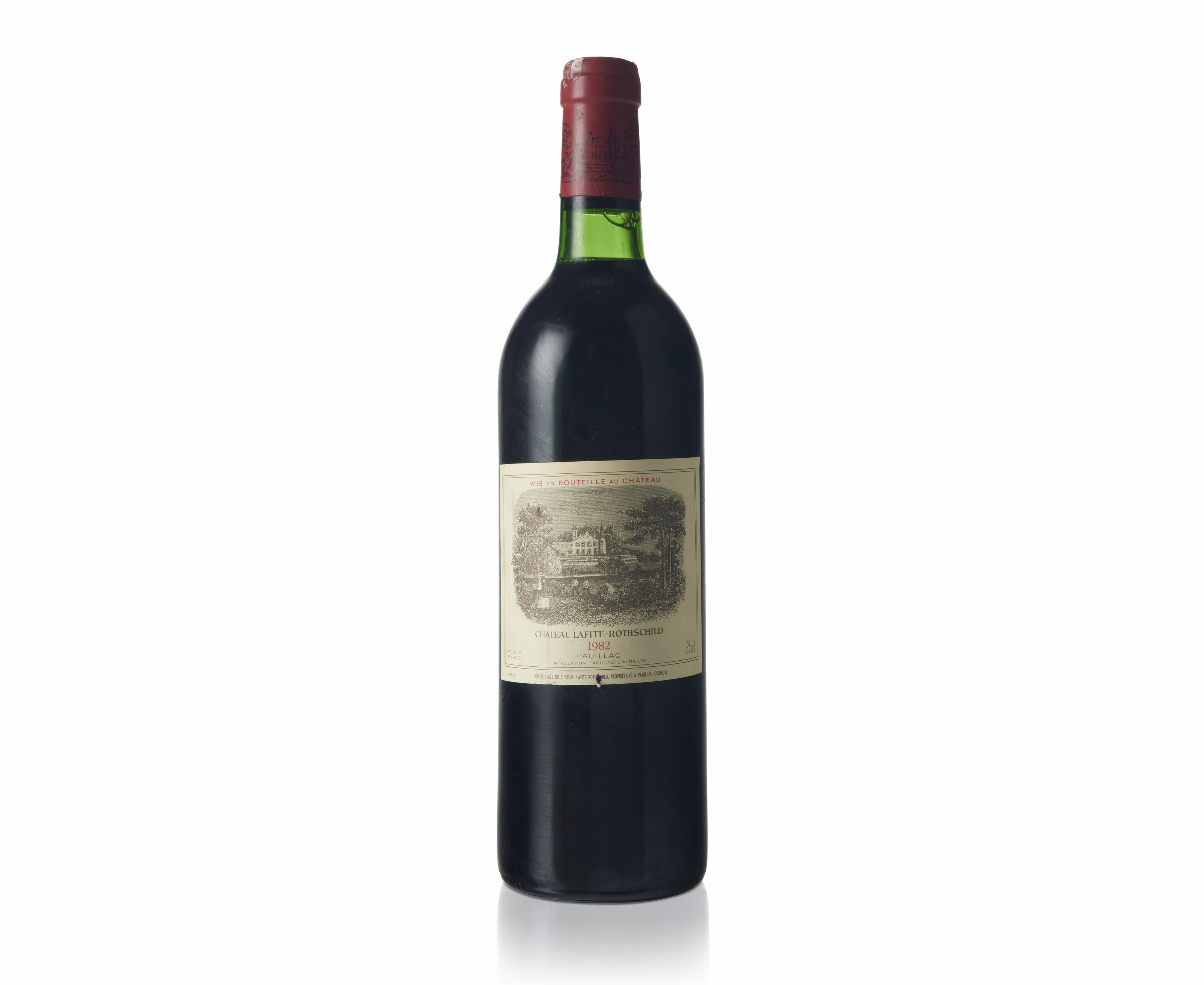 Château Lafite Rothschild 1982, Pauillac, 1er cru classéSlightly bin-soiled and nicked ...
