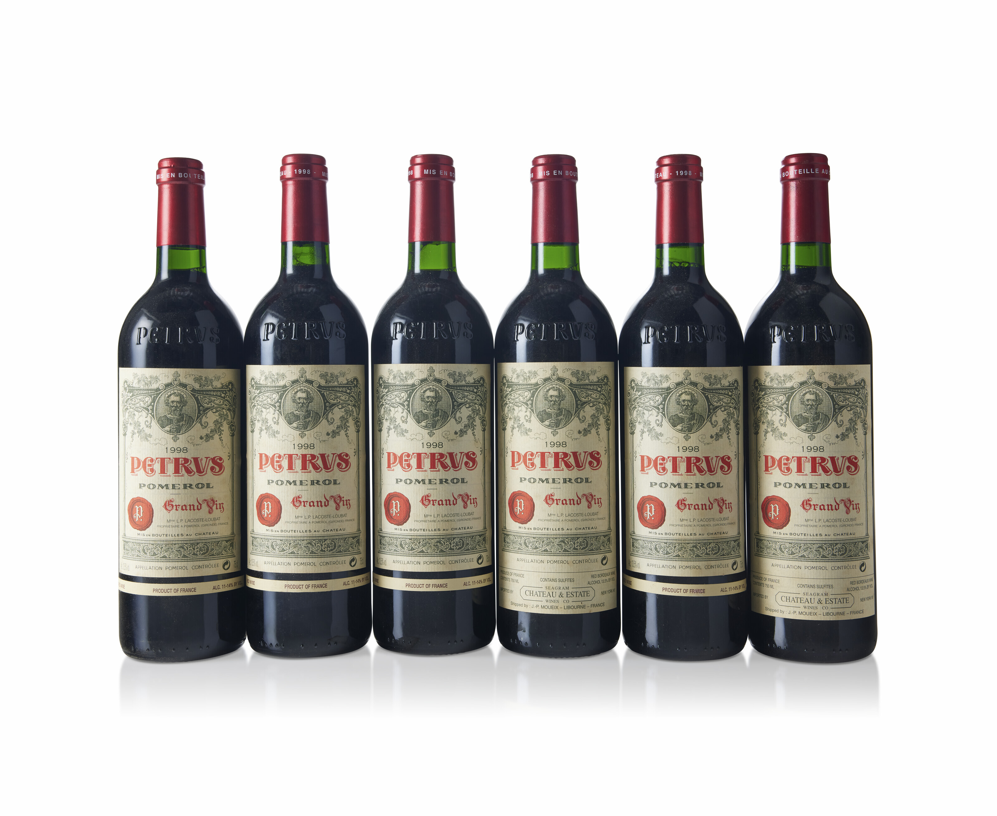 Petrus 1998, Pomerol, cru exceptionnelGood appearanceLevels base of ...