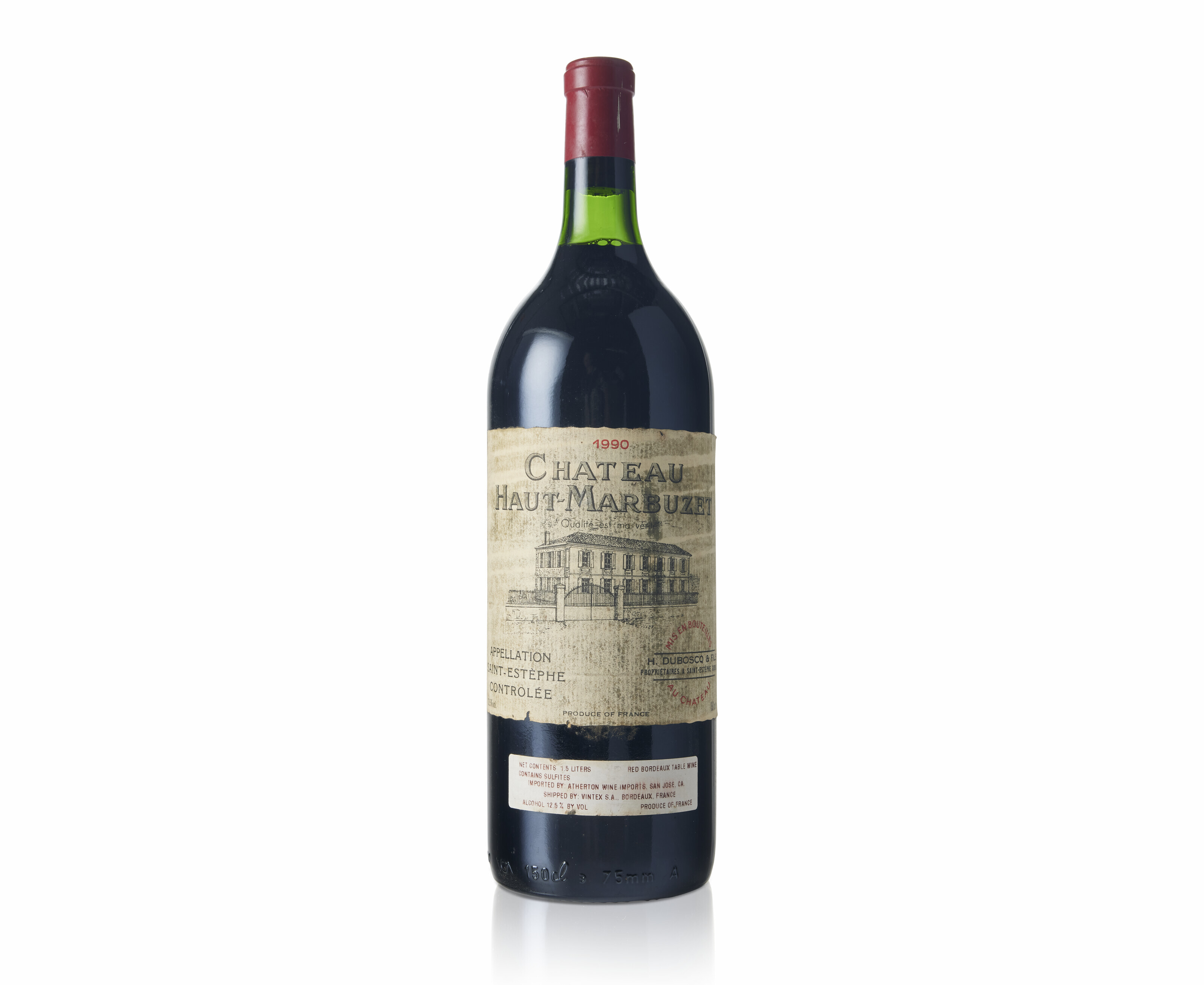 Château Haut-Marbuzet 1990, Saint-Estèphe, cru grand bourgeois ...