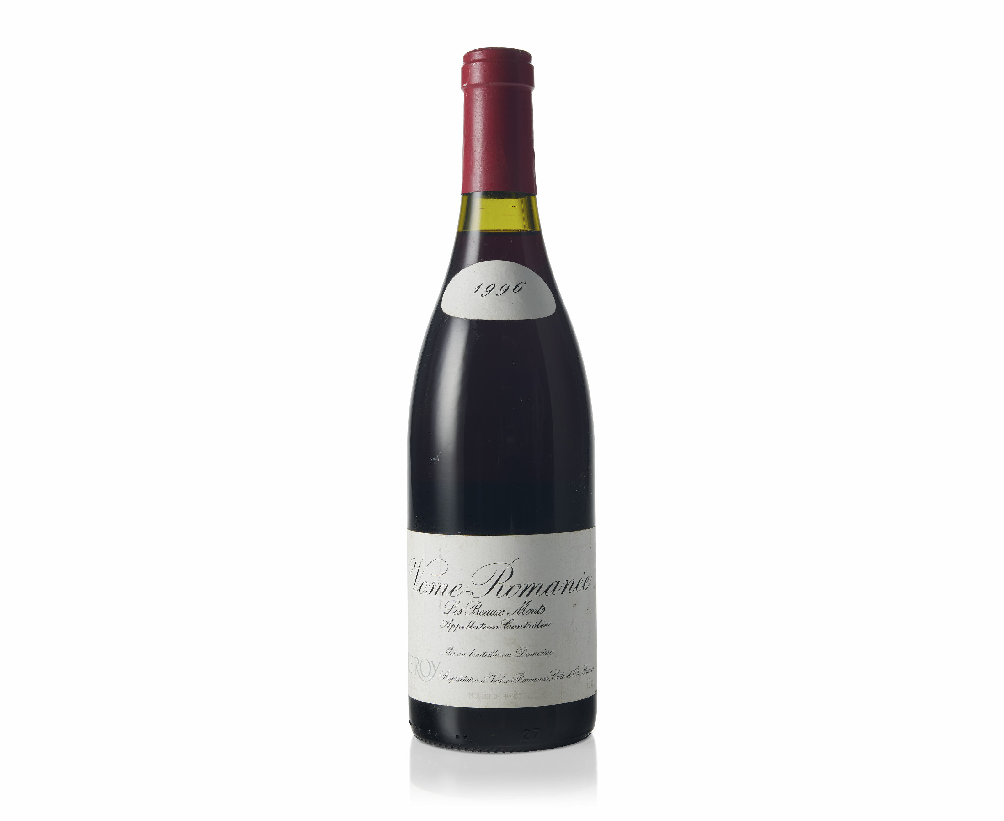 Domaine Leroy, Vosne-Romanée, Les Beaux Monts 1996, 1er Cru, Côte de ...