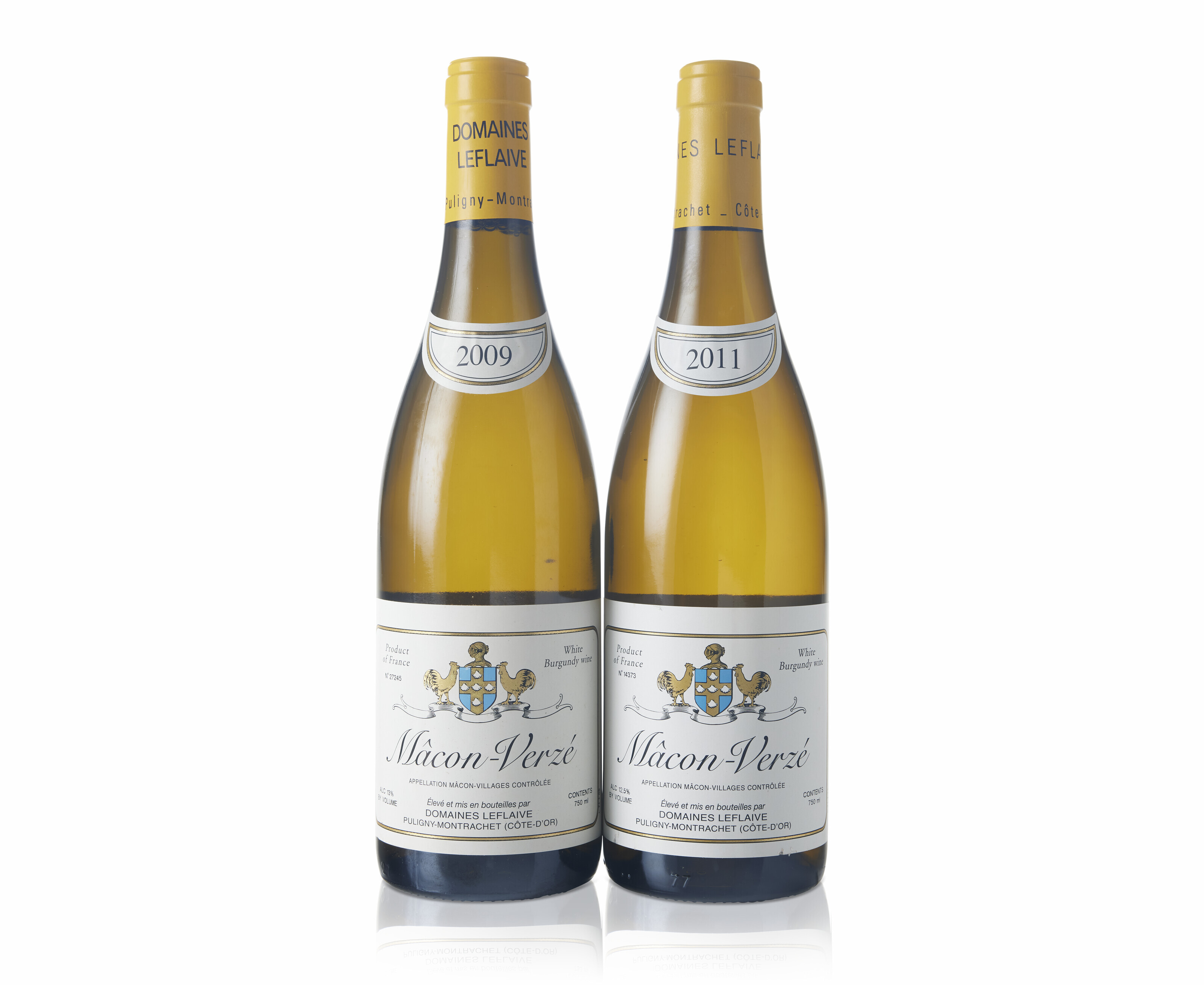 Mixed Domaine Leflaive, Mâcon-Verzé, 2009 (3)2011 (4)This lot is ...