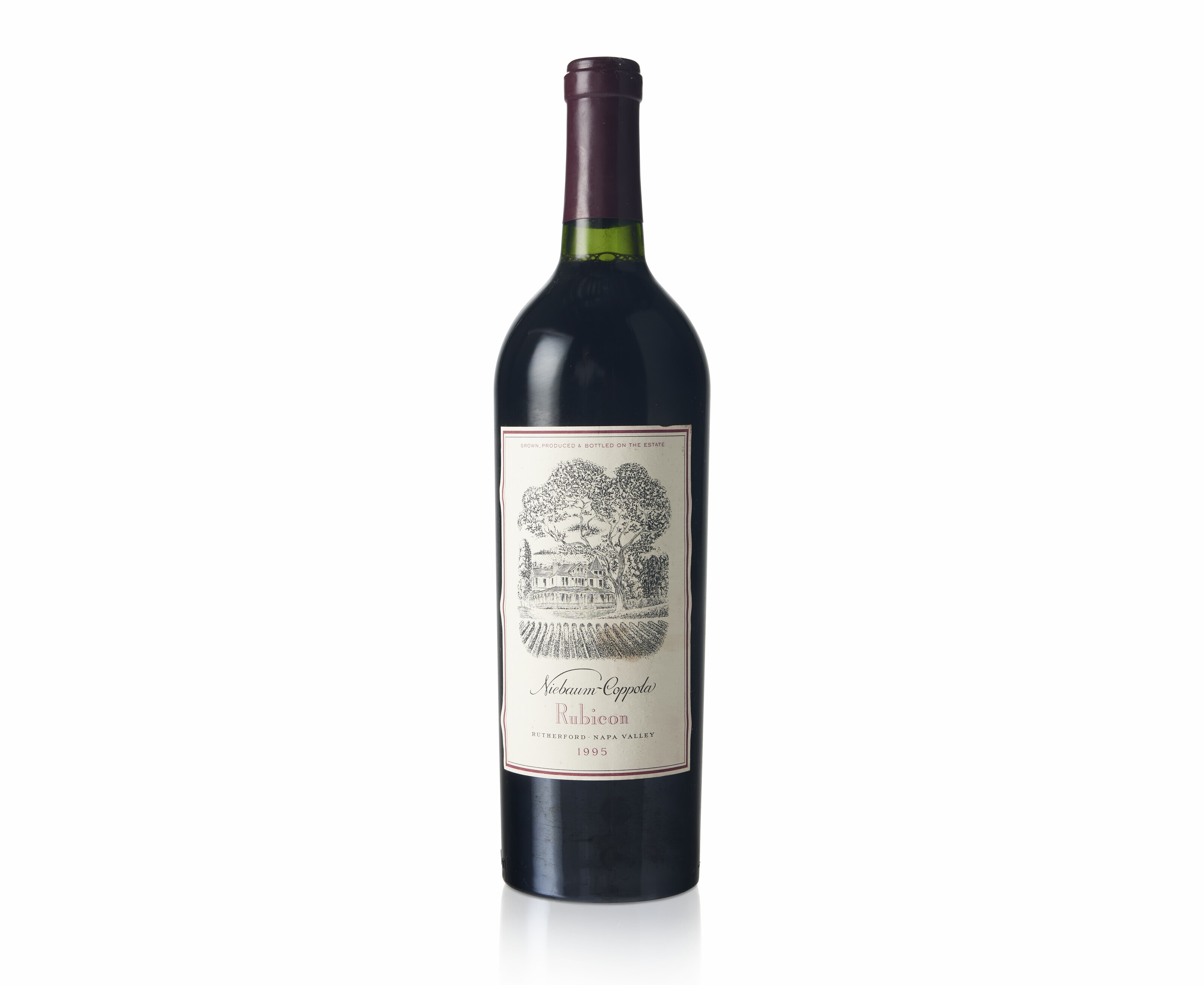 Niebaum-Coppola, Rubicon 1995, Napa ValleyBin-soiled labels, five ...