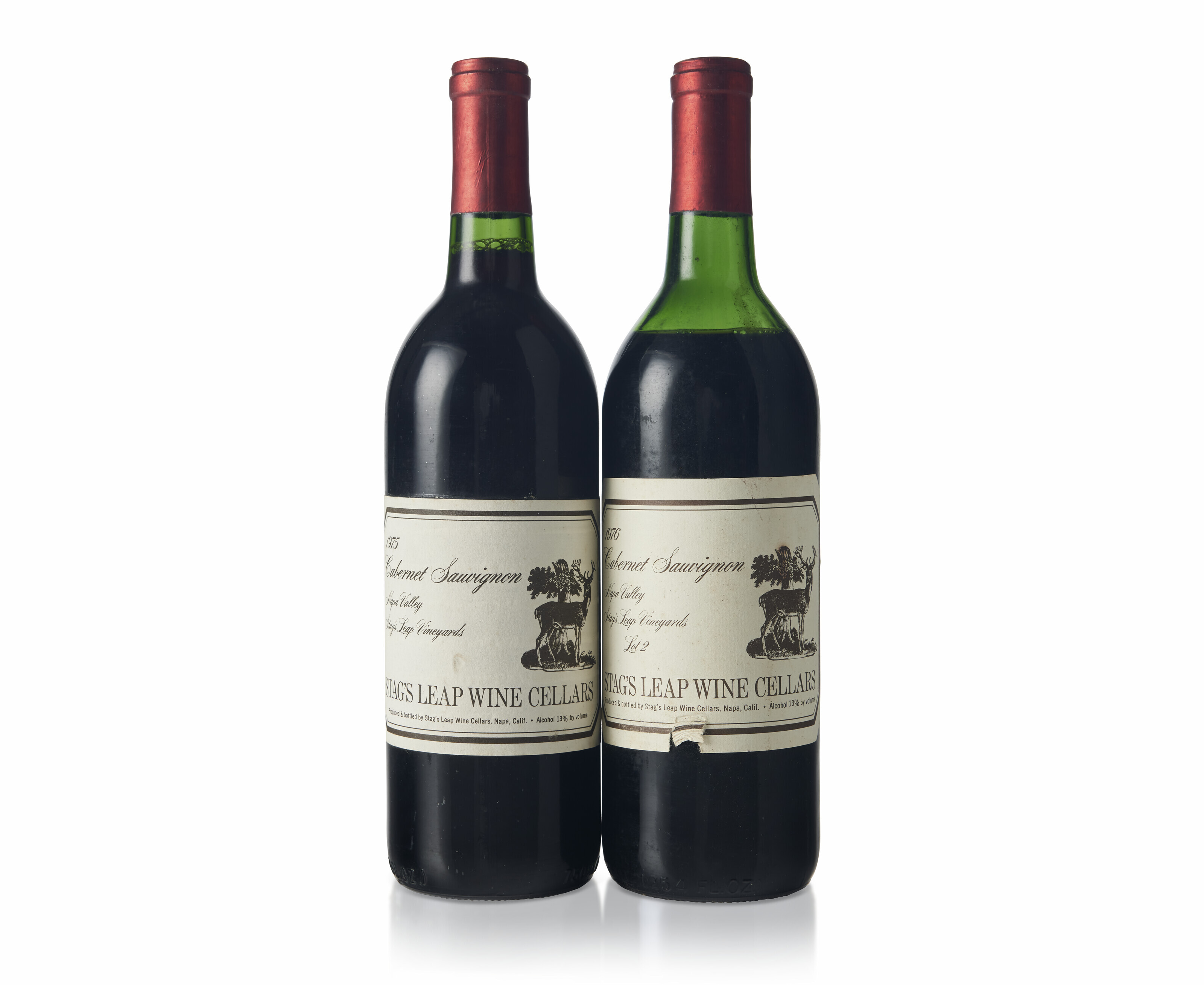 Mixed Stag's Leap Wine Cellars, Cabernet Sauvignon, 'S.L.V.' 1975Bin ...