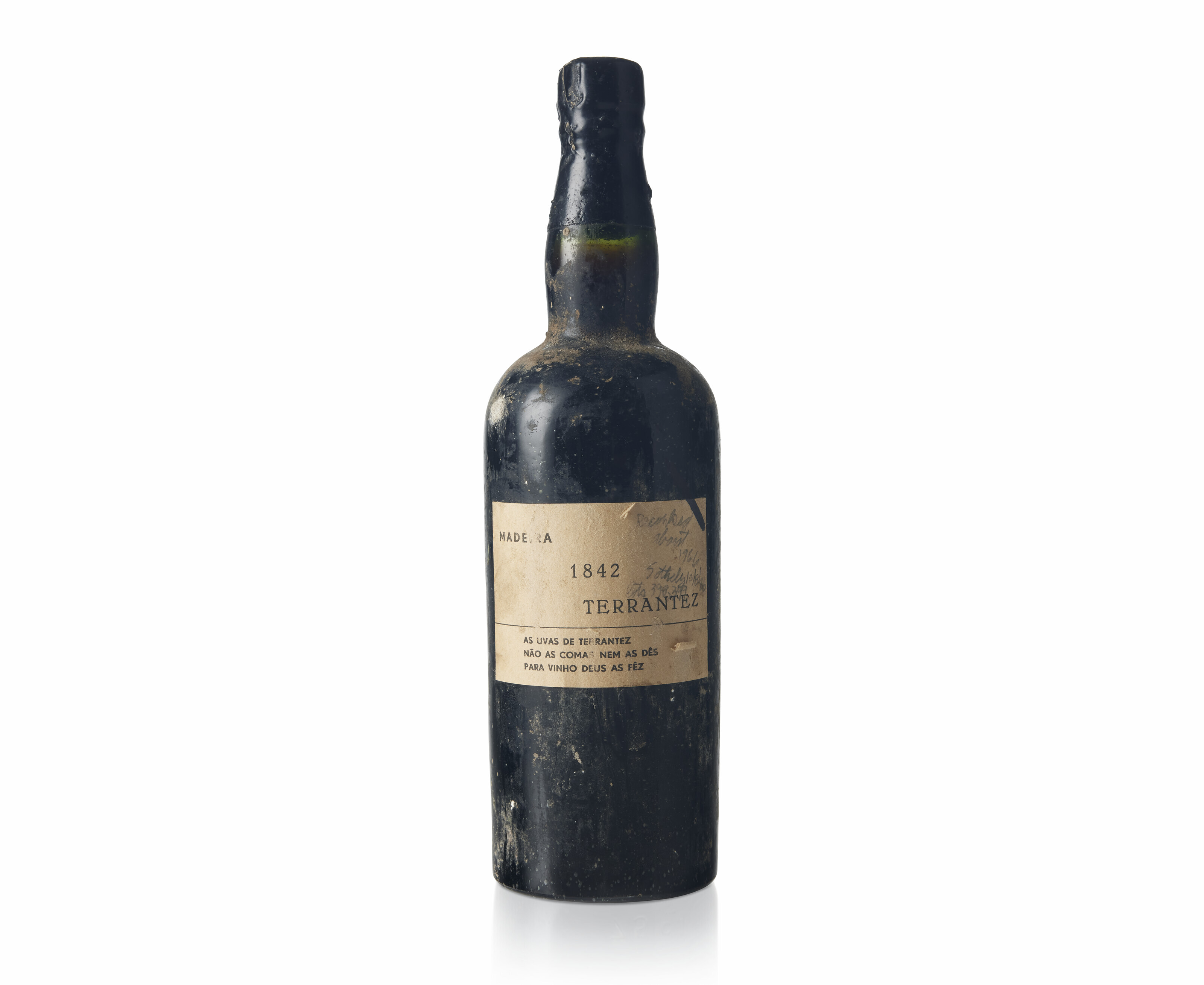 HMB, Terrantez 1842, MadeiraDamaged wax capsuleBin-soiled and slightly ...