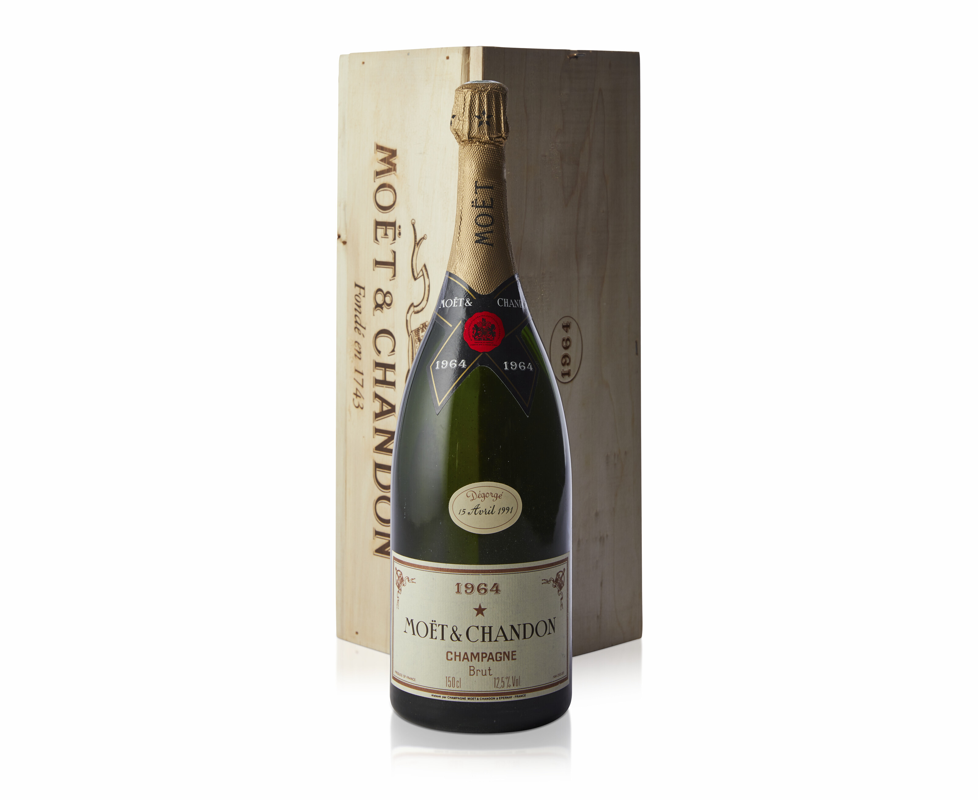 Moët et Chandon Brut 1964, EpernayDisgorged 15th April, 1991Good ...