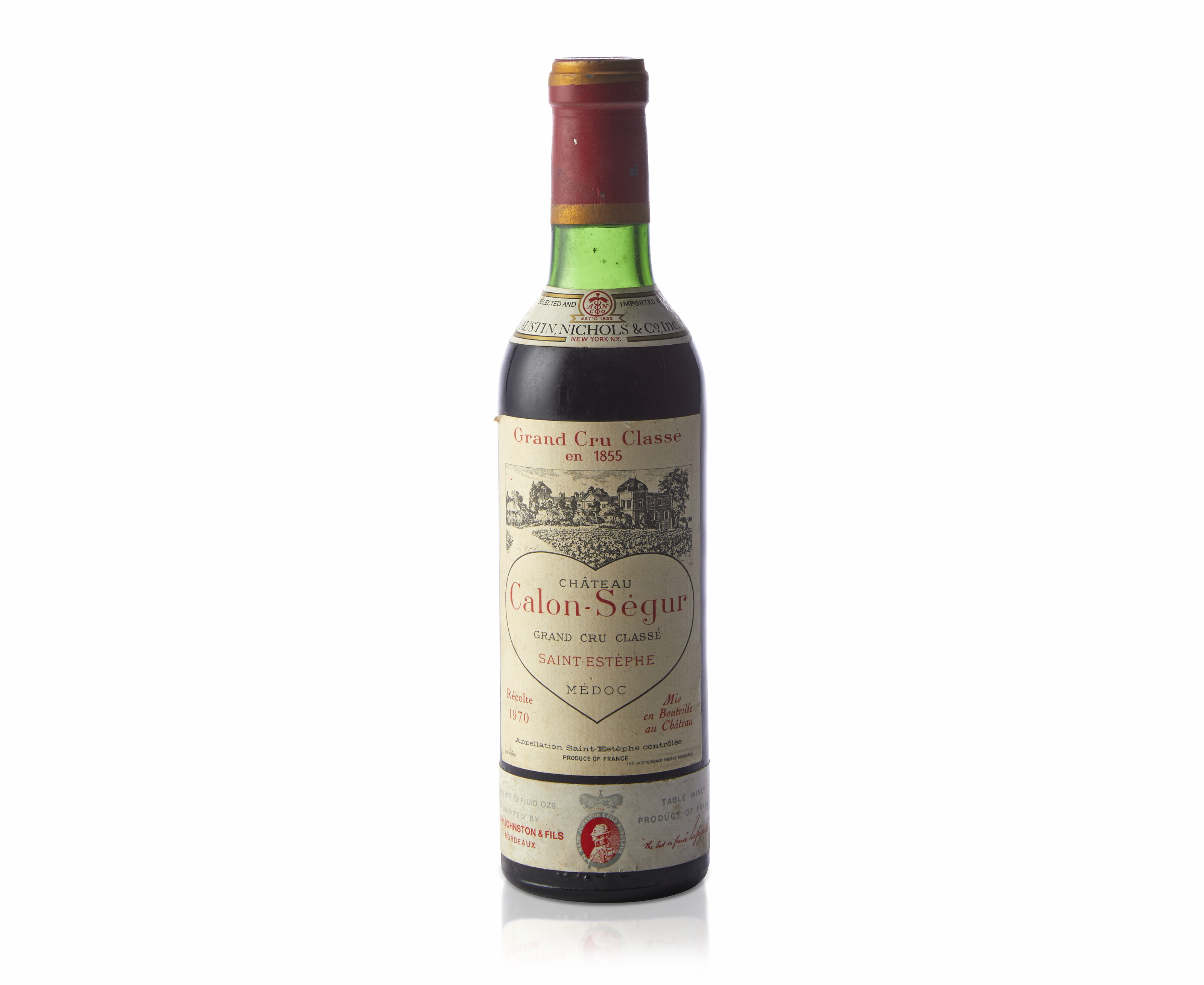 Château Calon-Ségur 1970, Saint-Estéphe, 3ème cru classéCorroded ...
