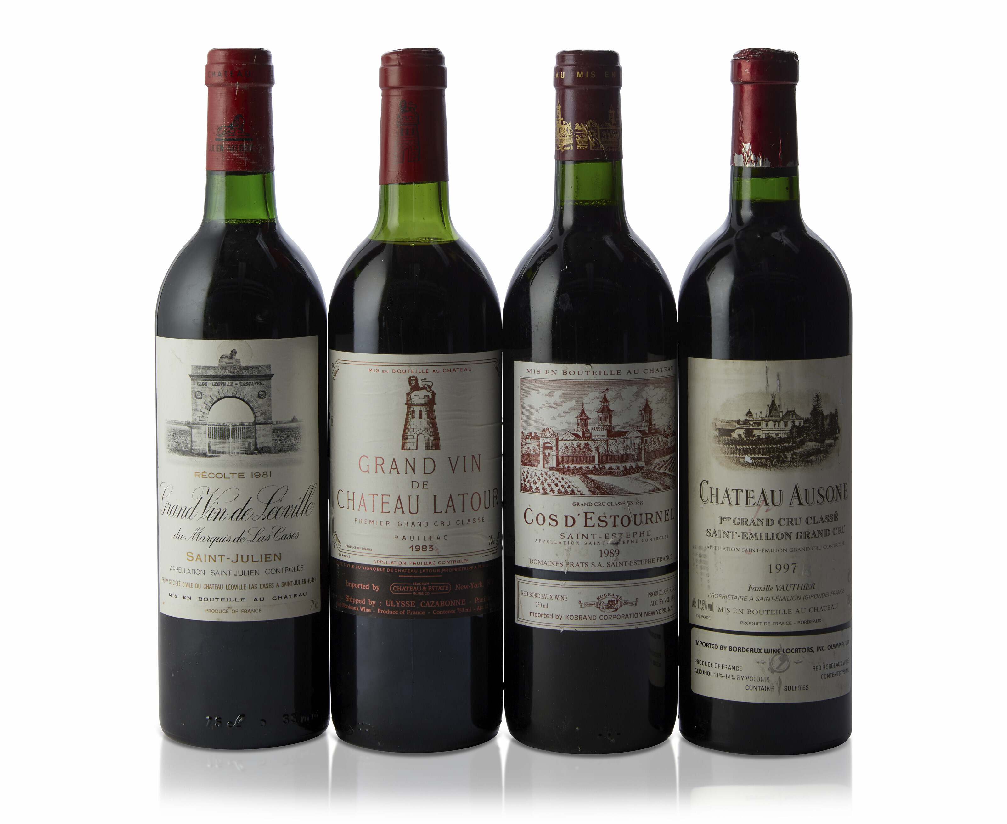 Mixed Red Bordeaux, Château Léoville-Las-Cases 1981Corroded ...
