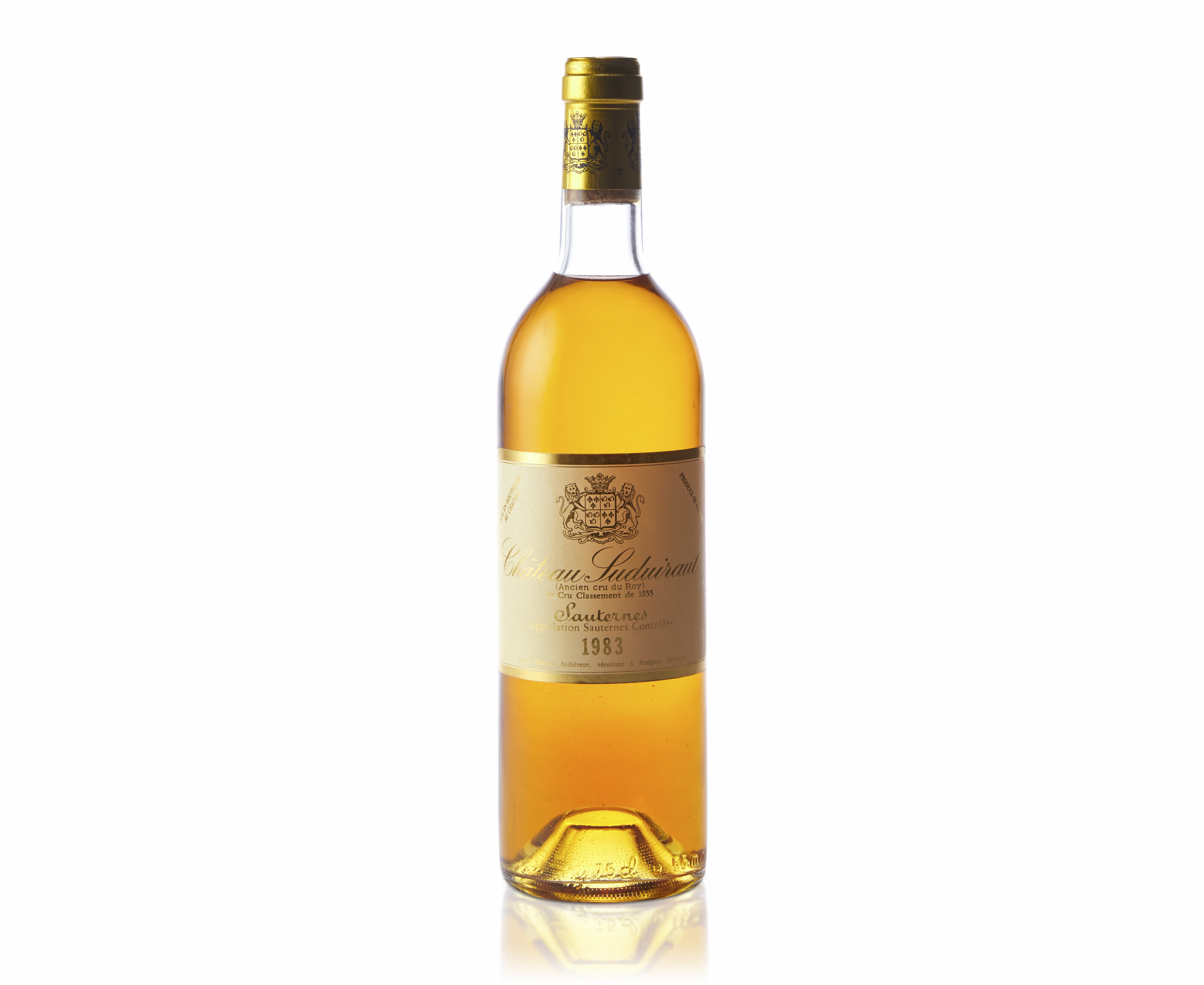 Château Suduiraut 1983, Preignac (Sauternes), 1er cru classéGood appearance, tartrate ...