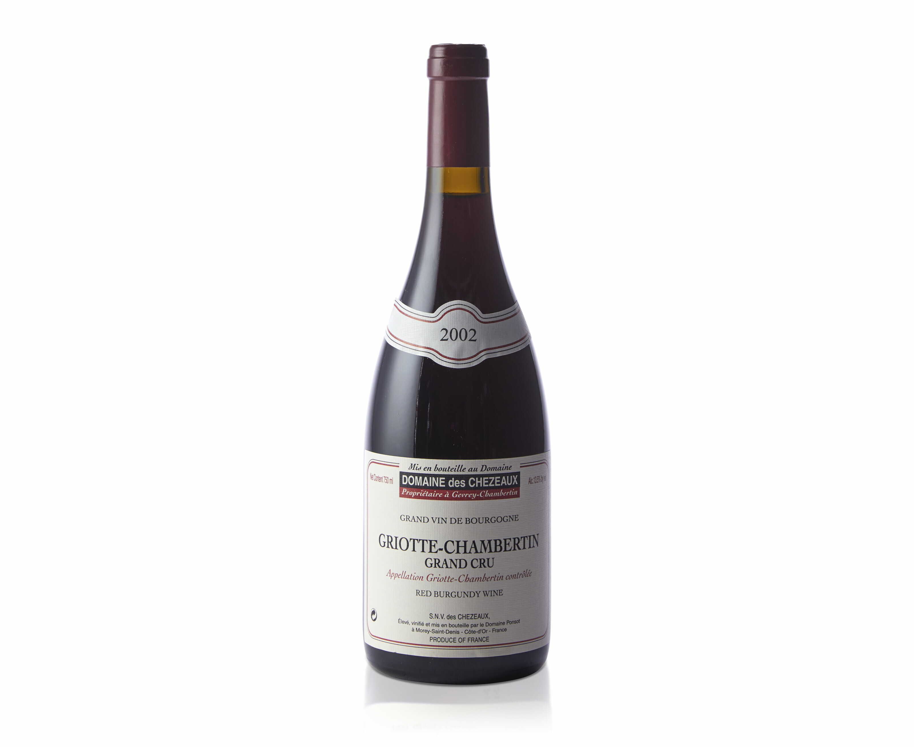 Domaine des Chézeaux, Griotte-Chambertin 2002, Grand Cru, Côte de Nuits ...