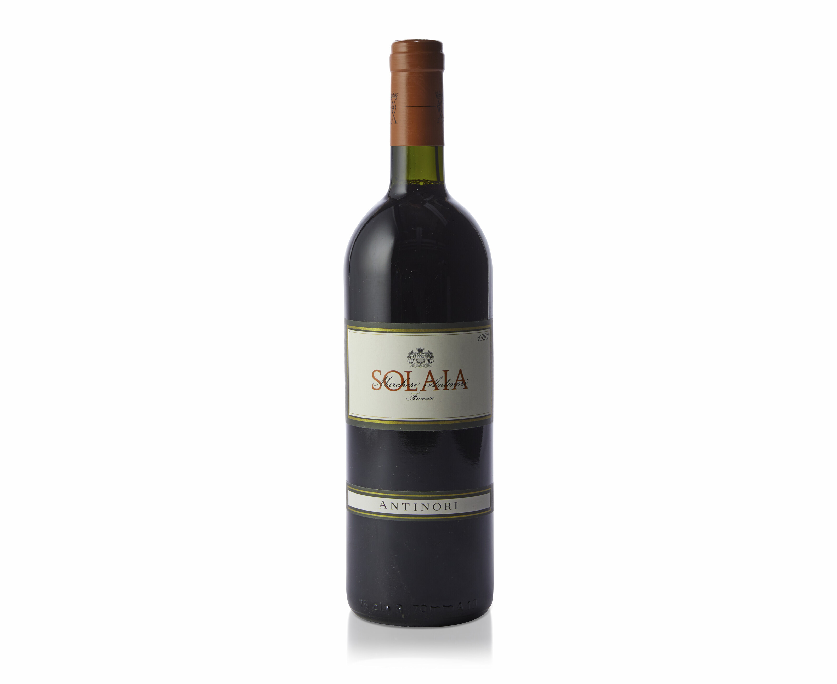 Solaia 1999, Tuscany, Antinori Good appearanceLevels base of neck or ...