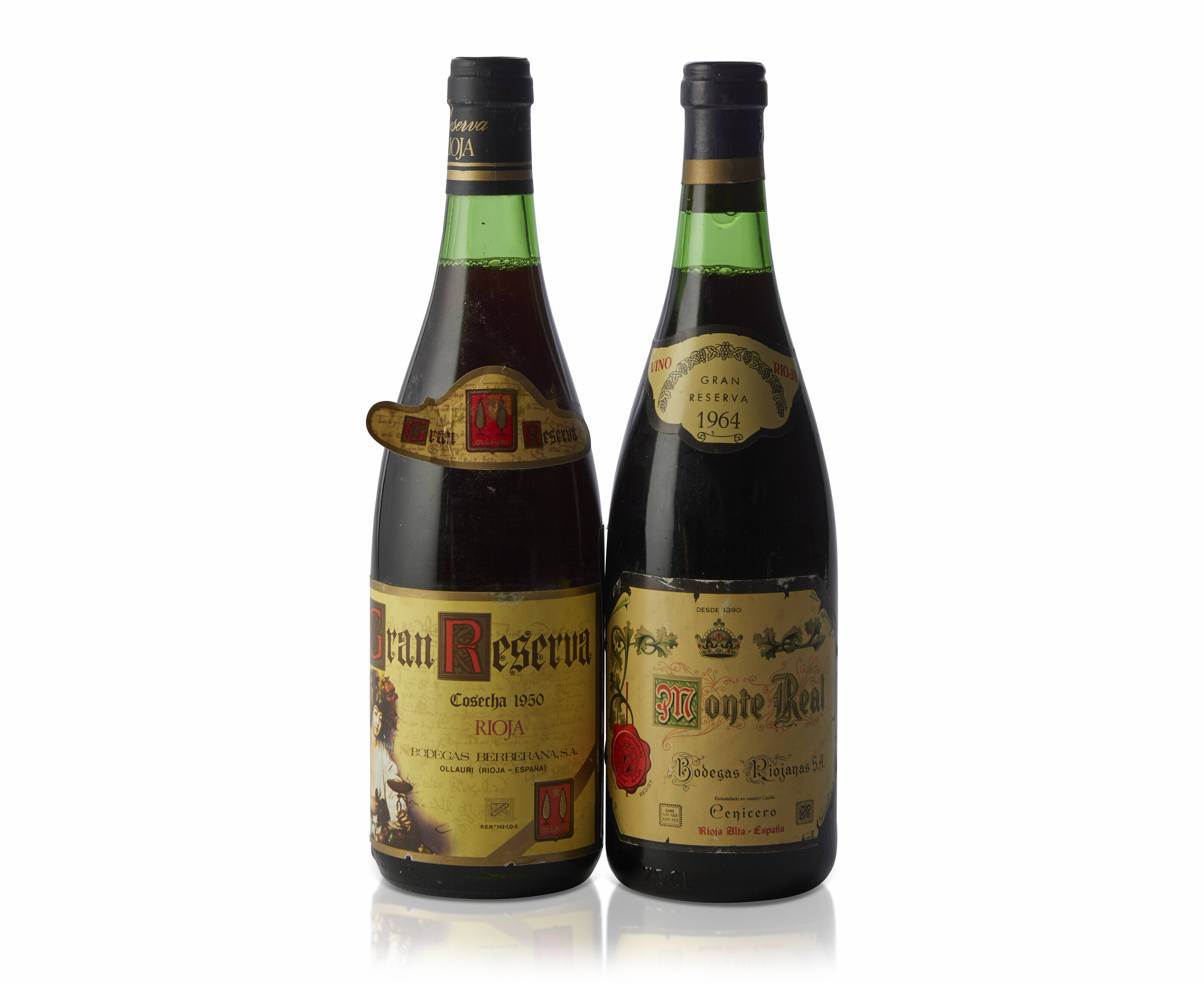 Mixed Spanish Red, Berberana, Gran Reserva Rioja 1950Recent releaseGood ...