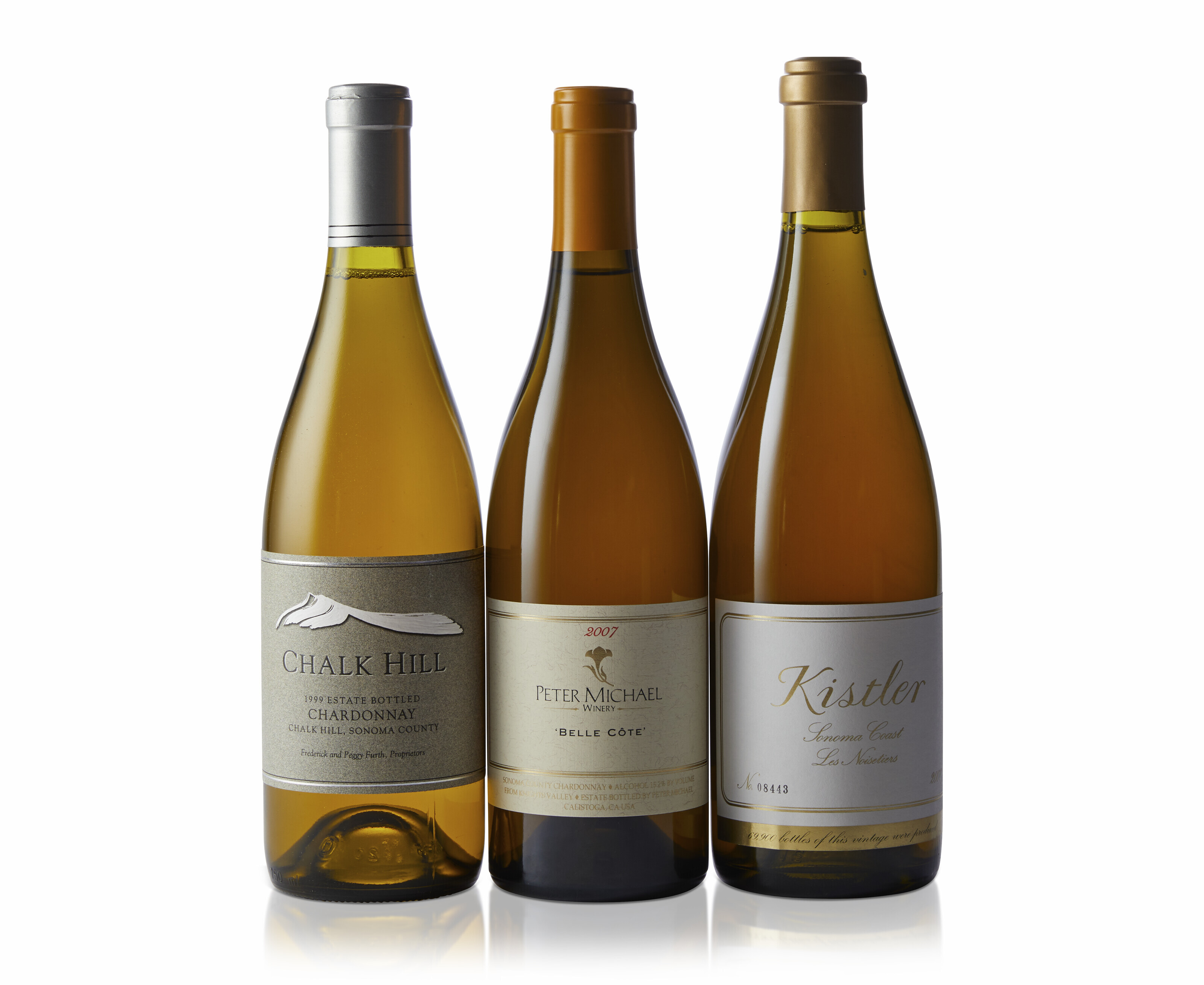 Mixed California Chardonnay, Chalk Hill, Estate Bottled Chardonnay ...